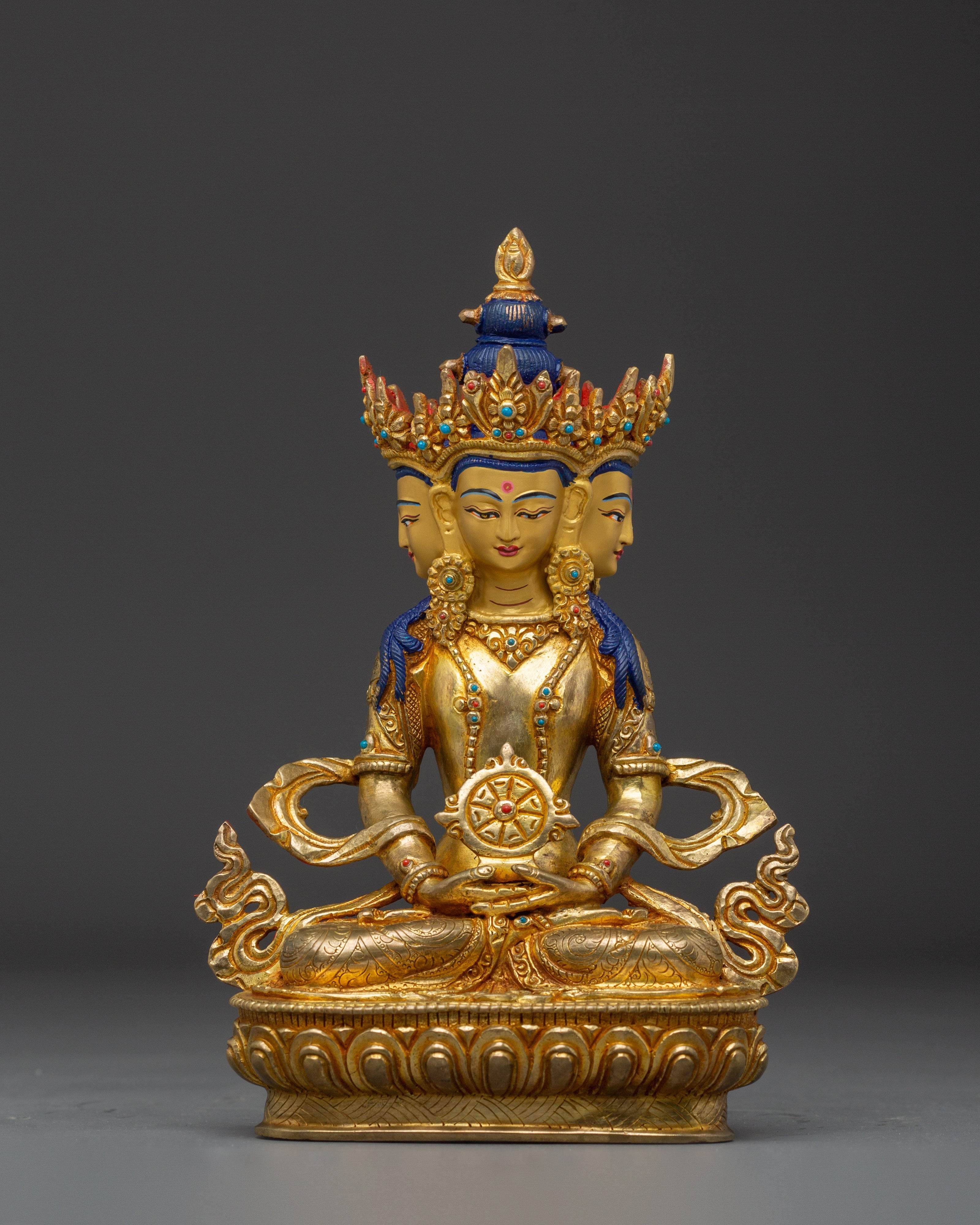 Dharmachakra Vairocana Statue | Meditation and Peace Decor