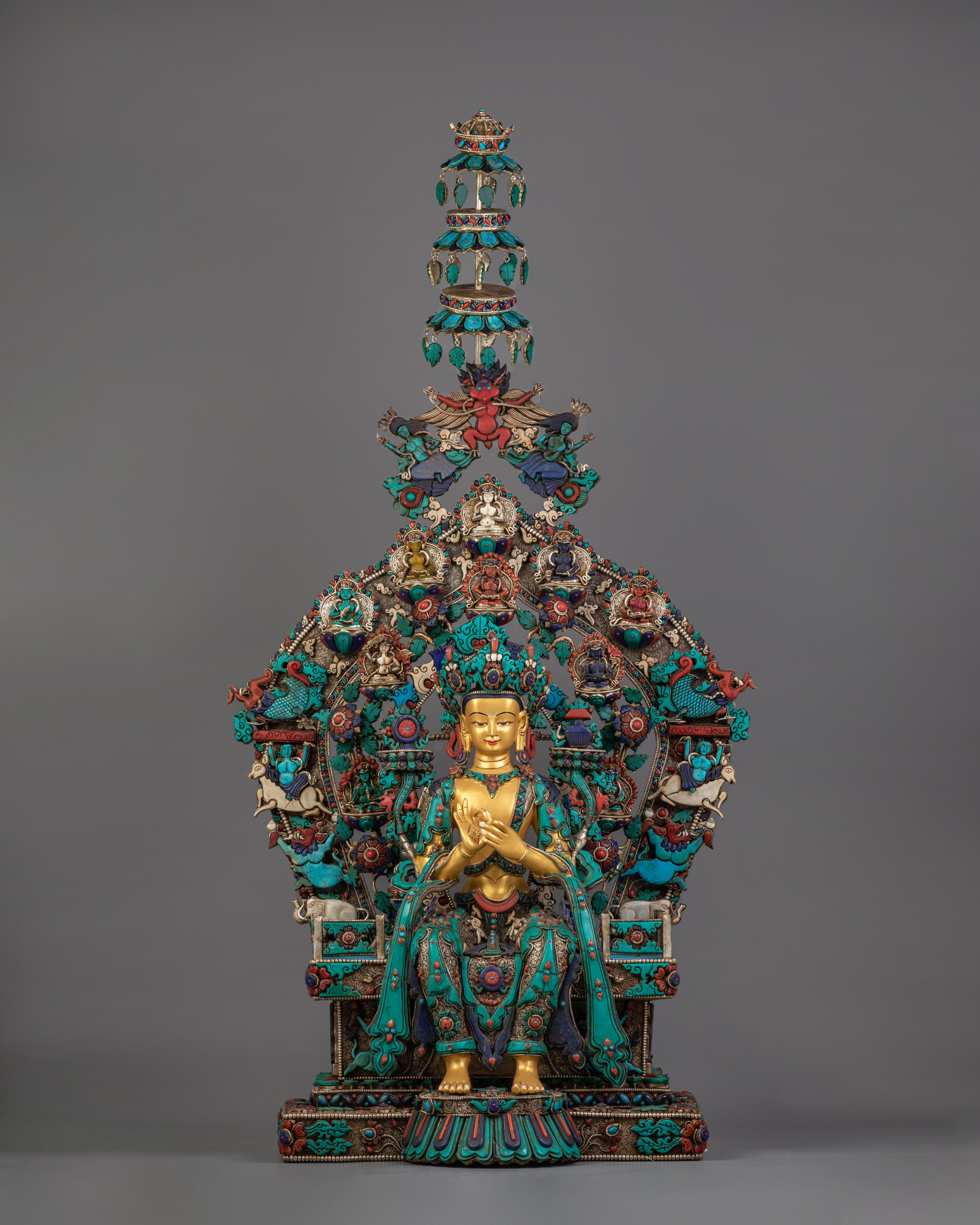 Tibetan Buddha of Future Maitreya Statue | Symbol of Compassion and En