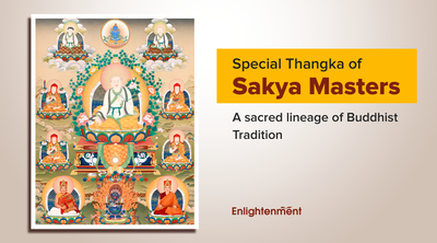 Special Thangka of Sakya Masters: A Sacred Lineage of Buddhist Traditi