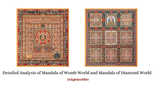 Detailed Analysis of Mandala of Womb World and Mandala of Diamond Worl