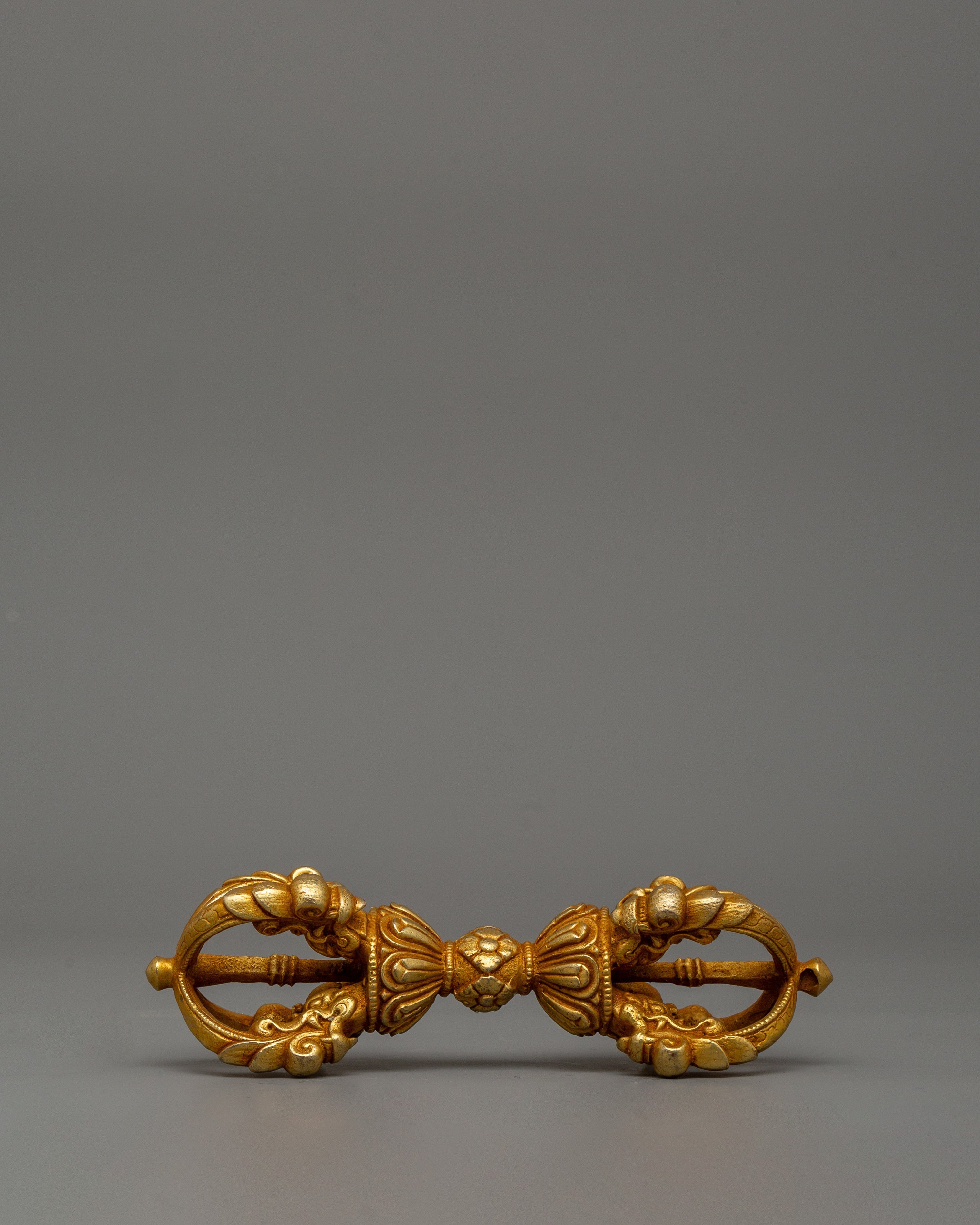 Gold-Plated Vajra Dorje | Tibetan Buddhist Ritual Tool