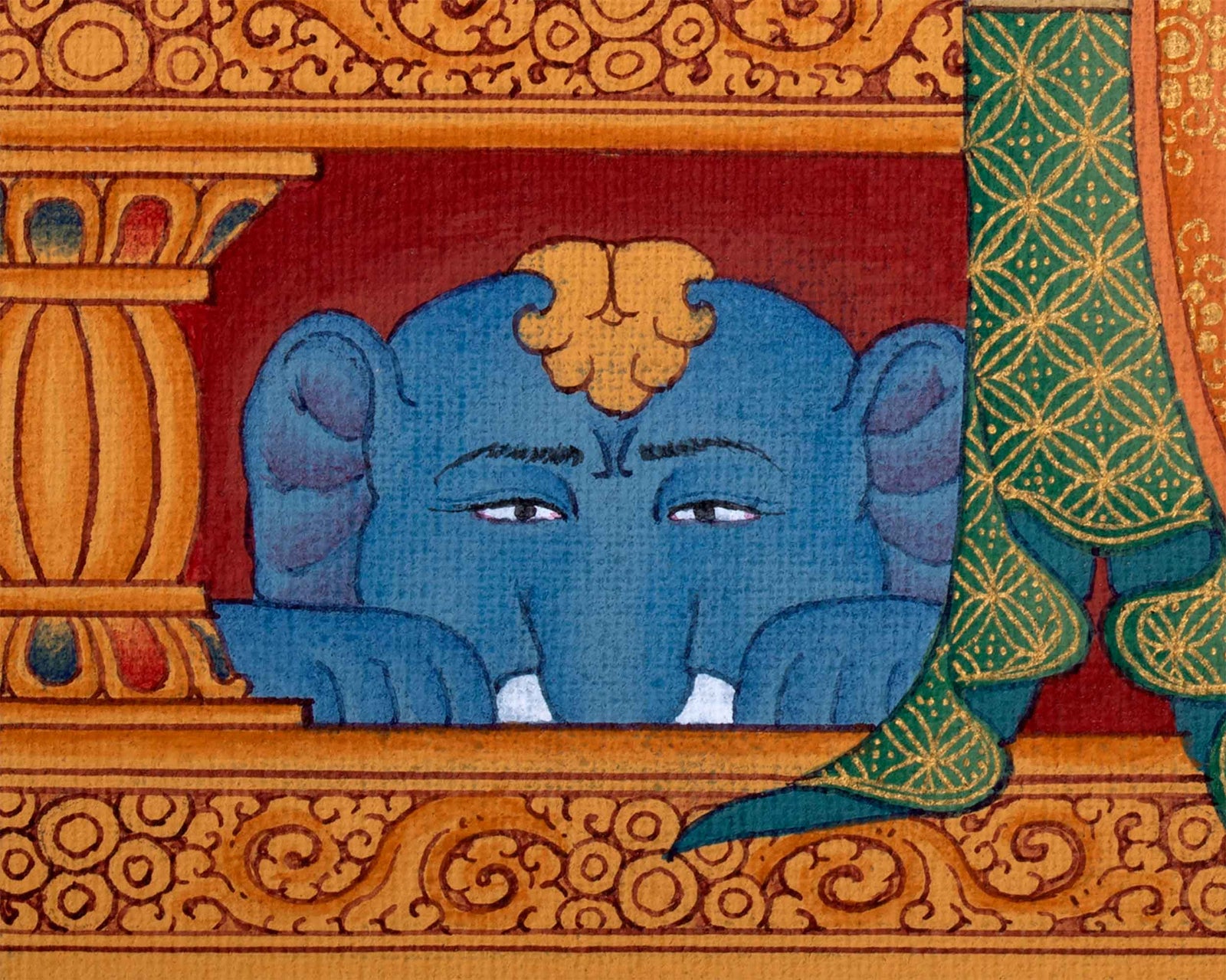 Kurukulla: Traditional Thangka Print | Stunning Kurukulla Wall Hanging