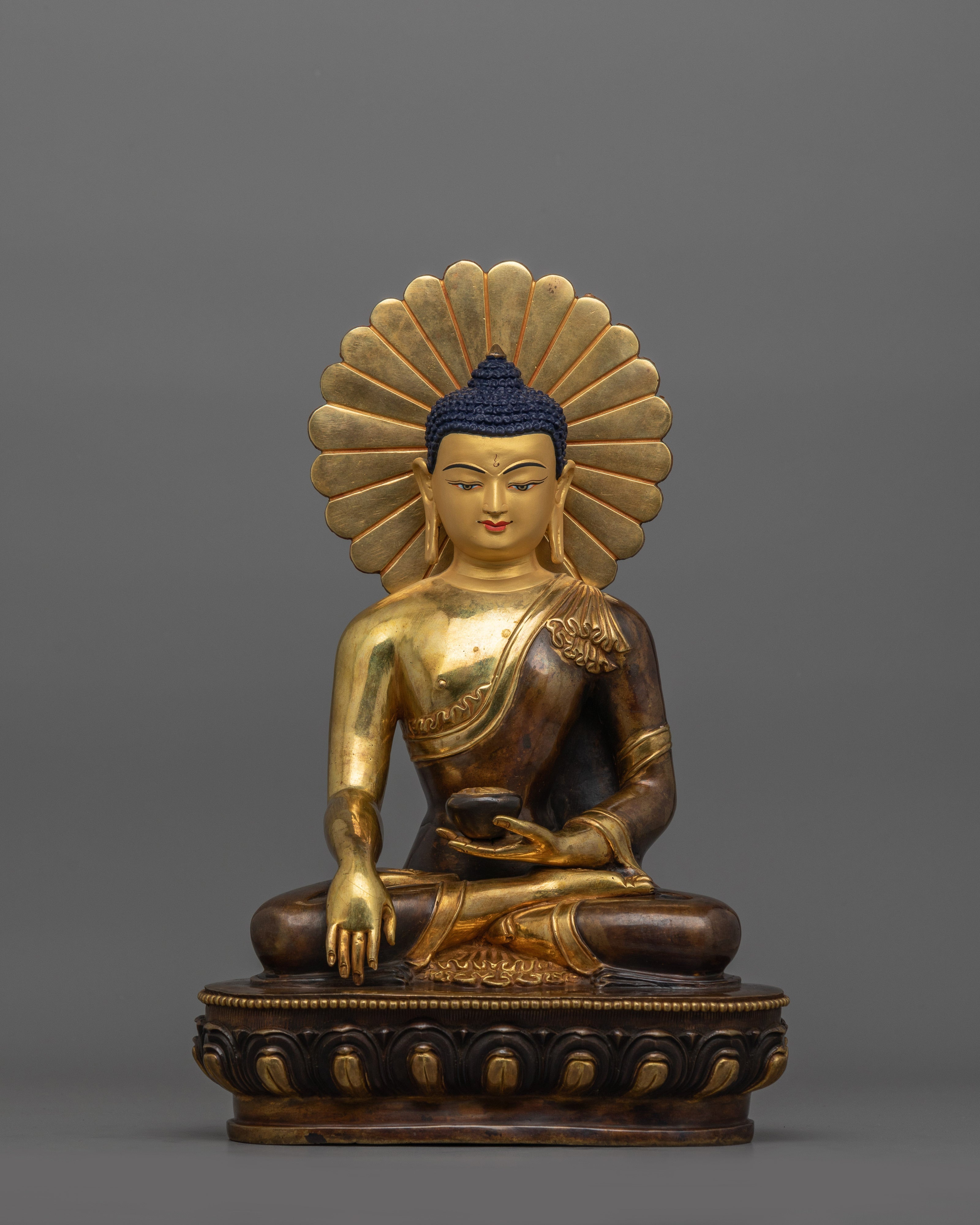 Tibetan Statue of First Buddha Shakyamuni | Traditional Himalayan Art