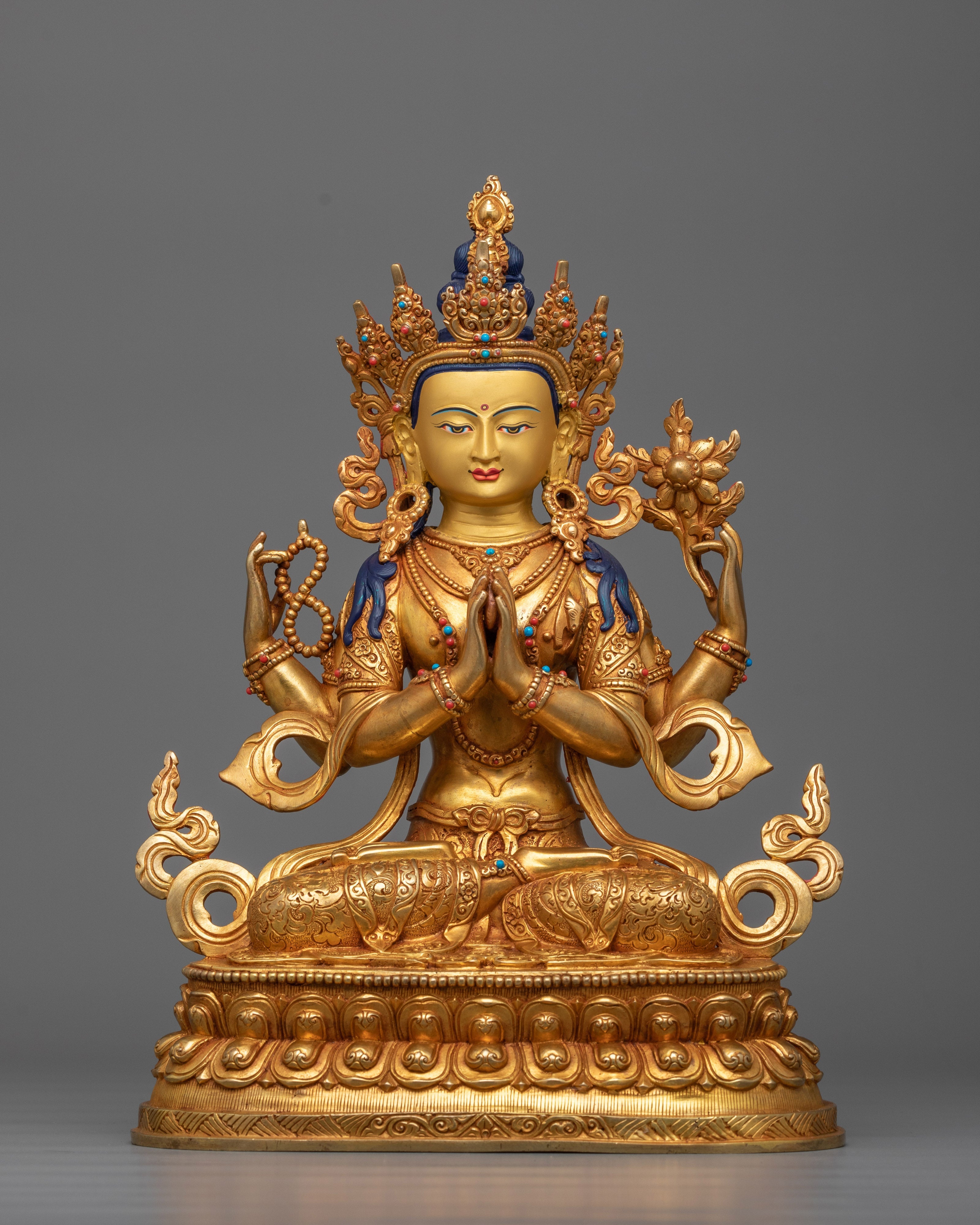 Chenrezig Kindness Deity Statue | Embrace Compassion and Loving-Kindne