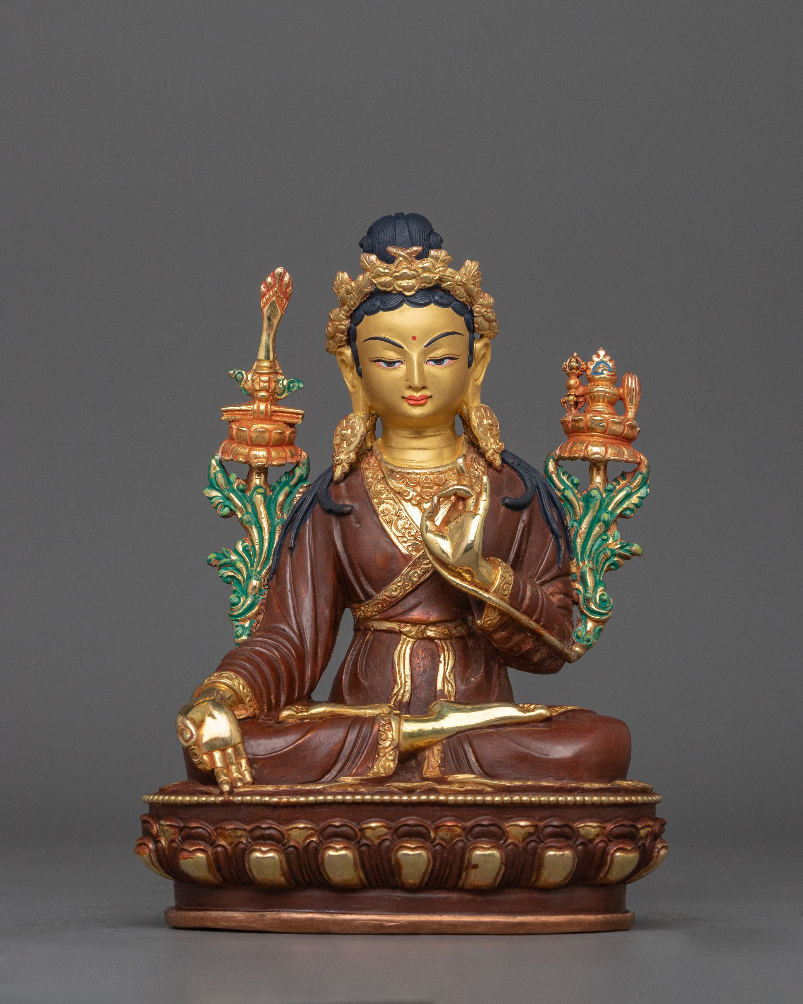 Tibetan Statue of Yuthok Yoten Gonpo | Traditional Artwork