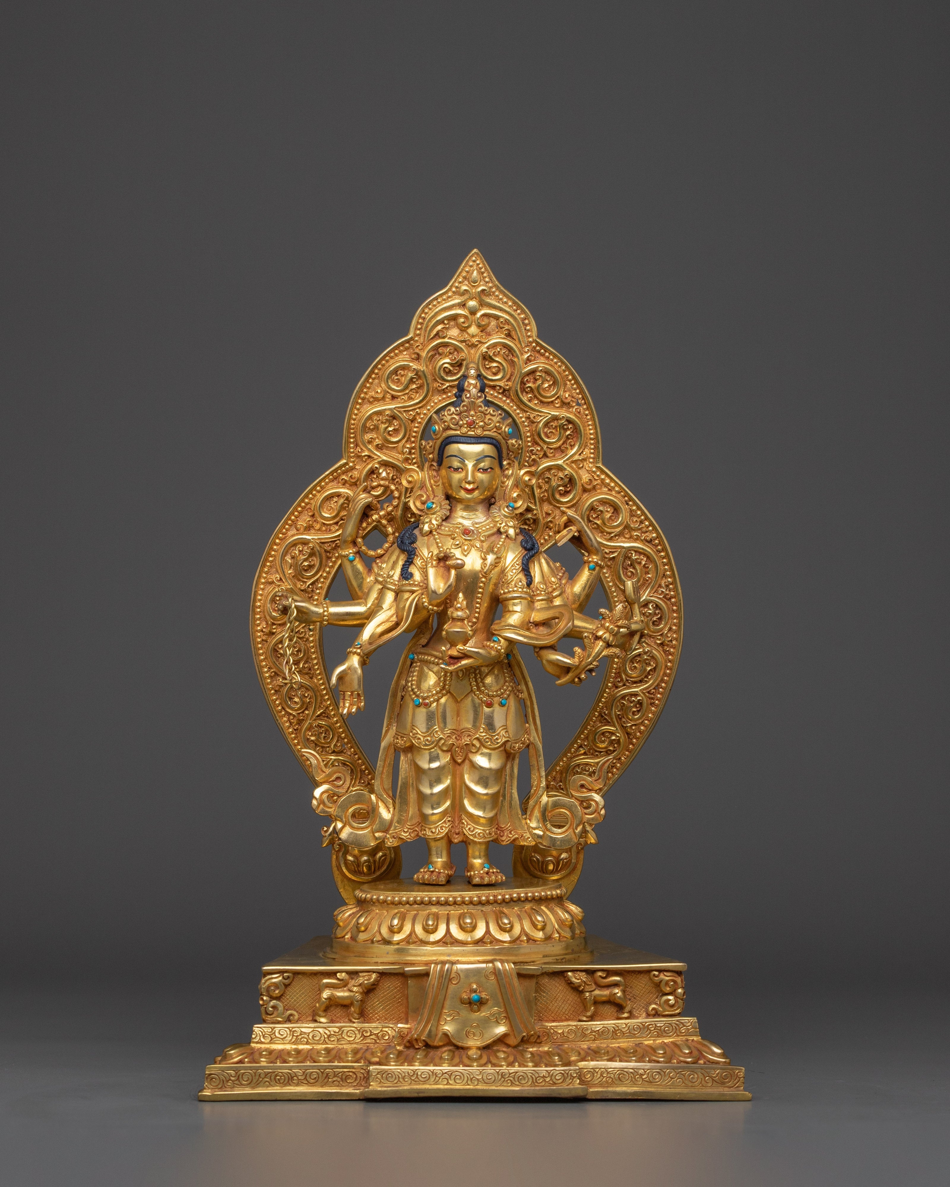 Statue of Amoghapasa Lokeshwora | Multi-armed form of Avalokiteshvara