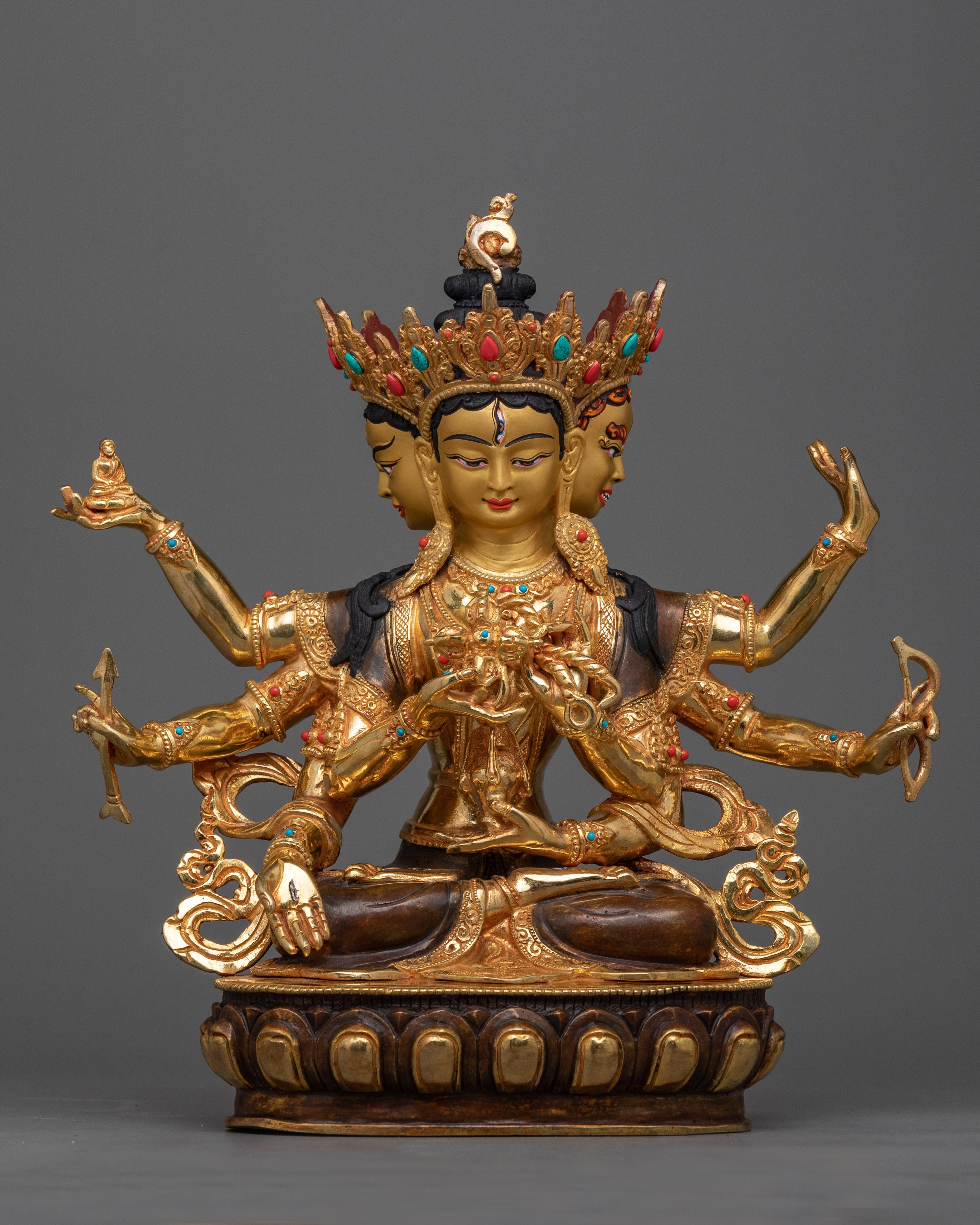 Female Deity Namgyalma Statue | Guardian of Longevity and Healing