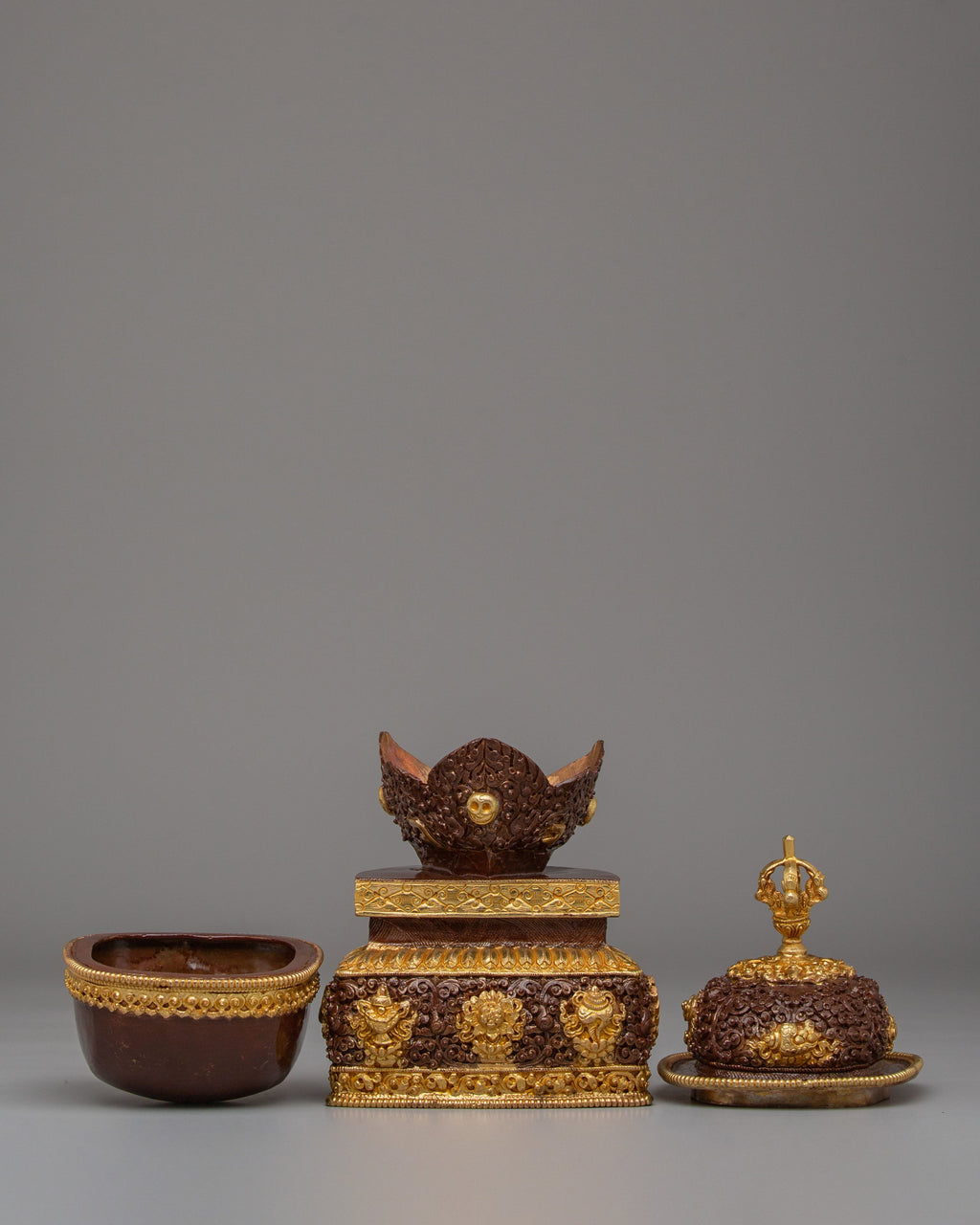 Buddhist Ritual Kapala for Altar Use | Symbolizing Purity and Devotion