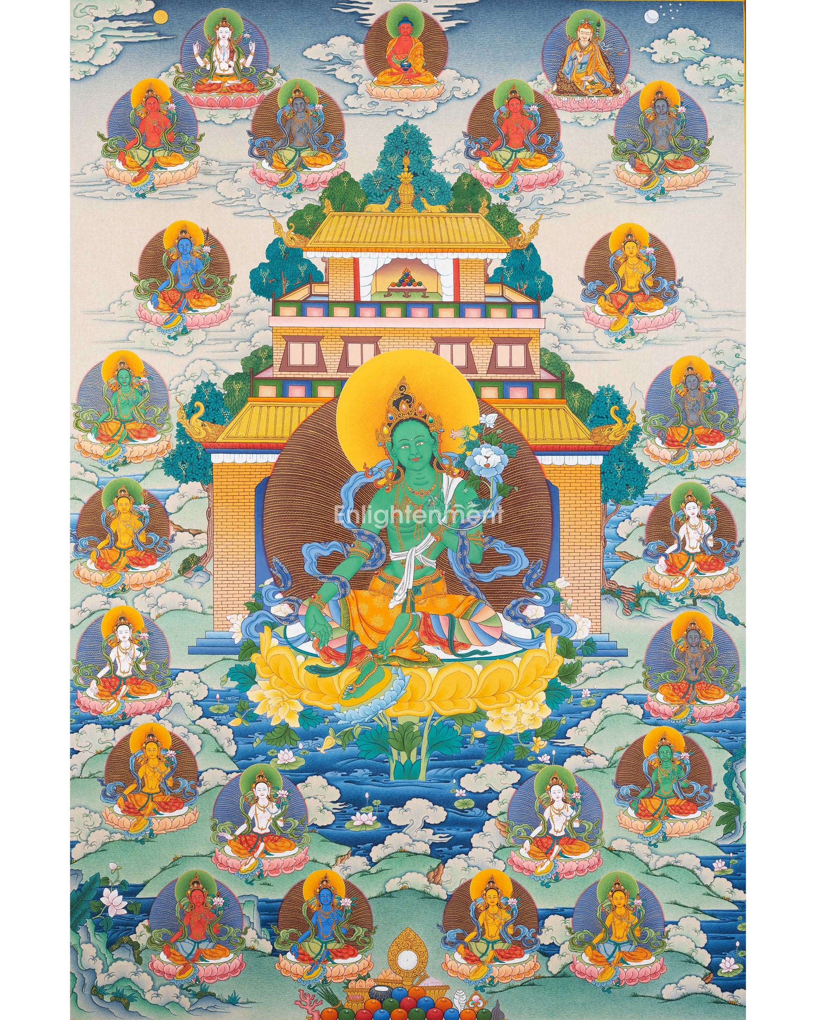 21 Tara Thangka | Dolma Female Buddha