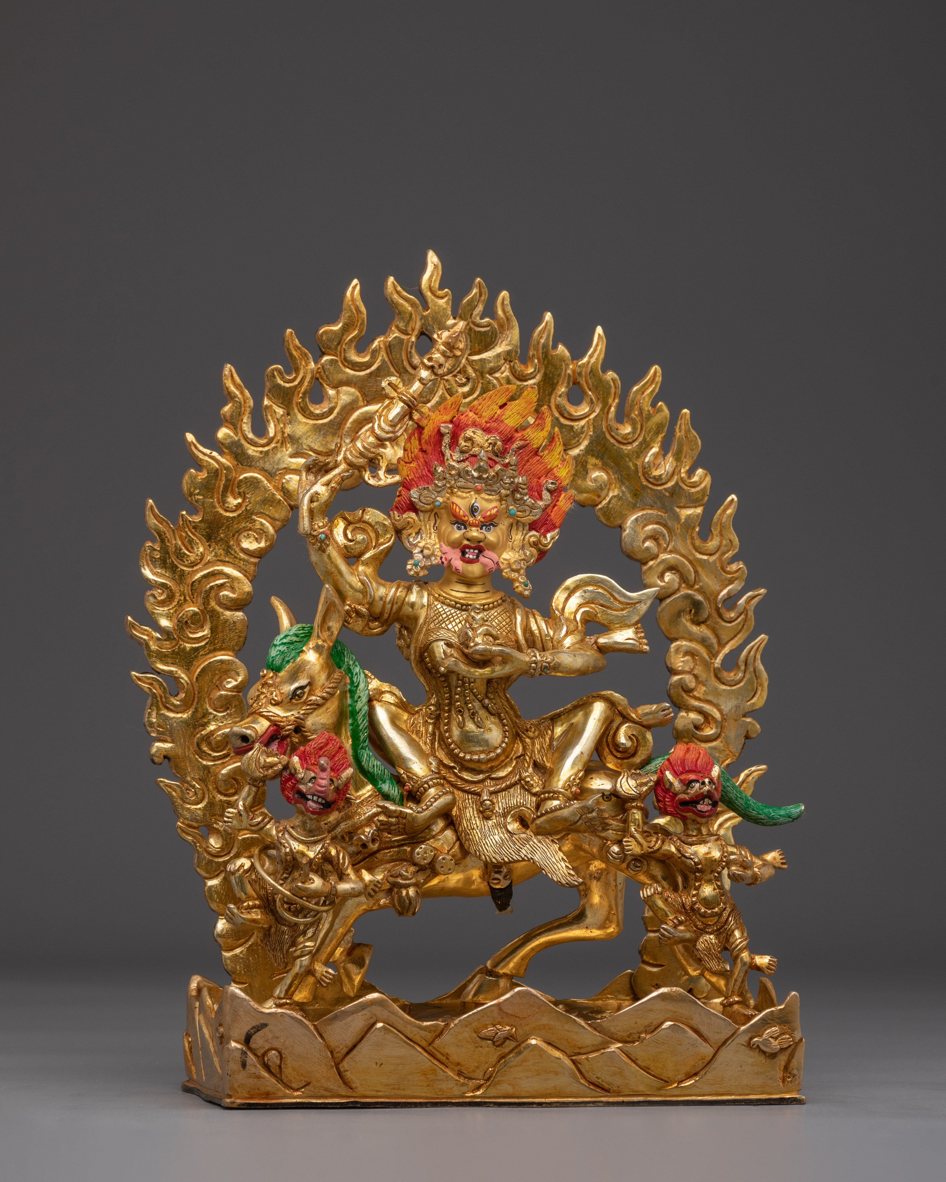 Fierce Palden Lhamo Statue | Tibetan Dharma Protector Deity
