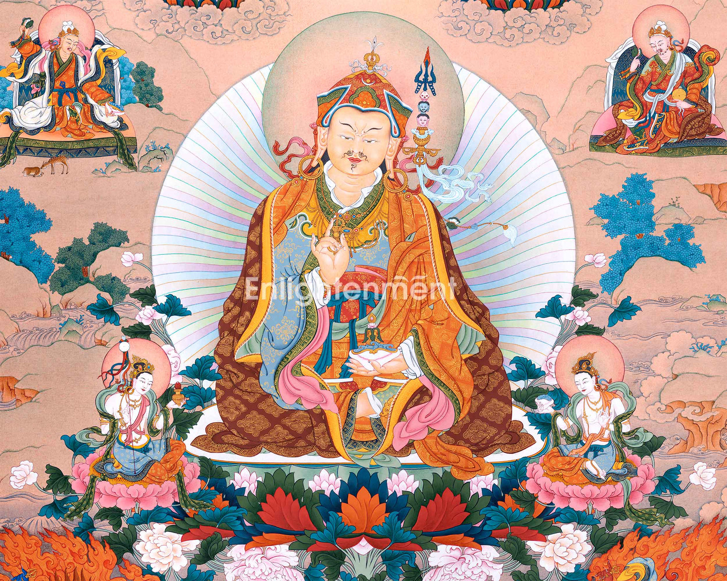 Guru Sangye Thangka | Art of Guru Rinpoche's Eight Manifestation ...