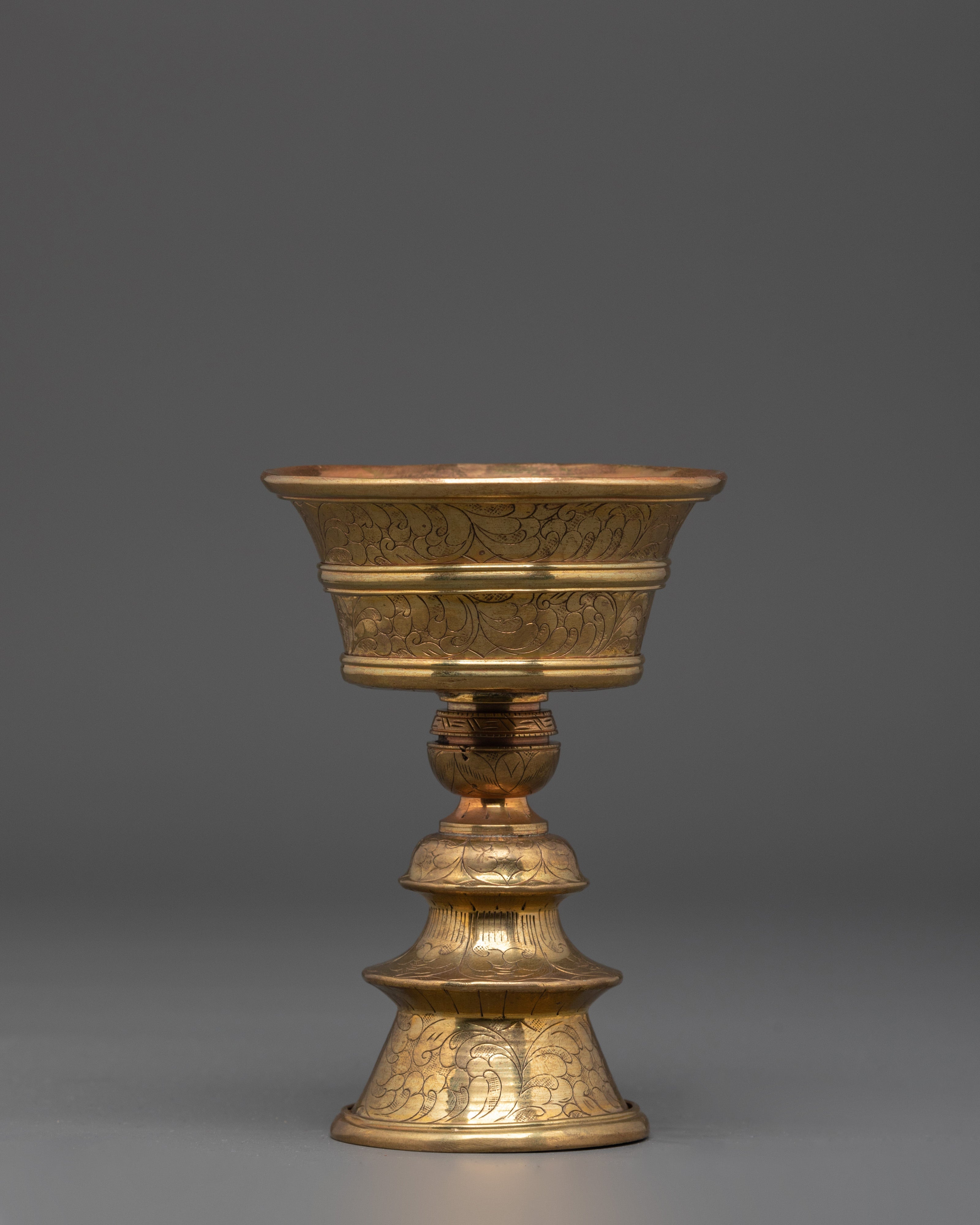 Tibetan Shrine Butter Lamp for Buddhist Rituals