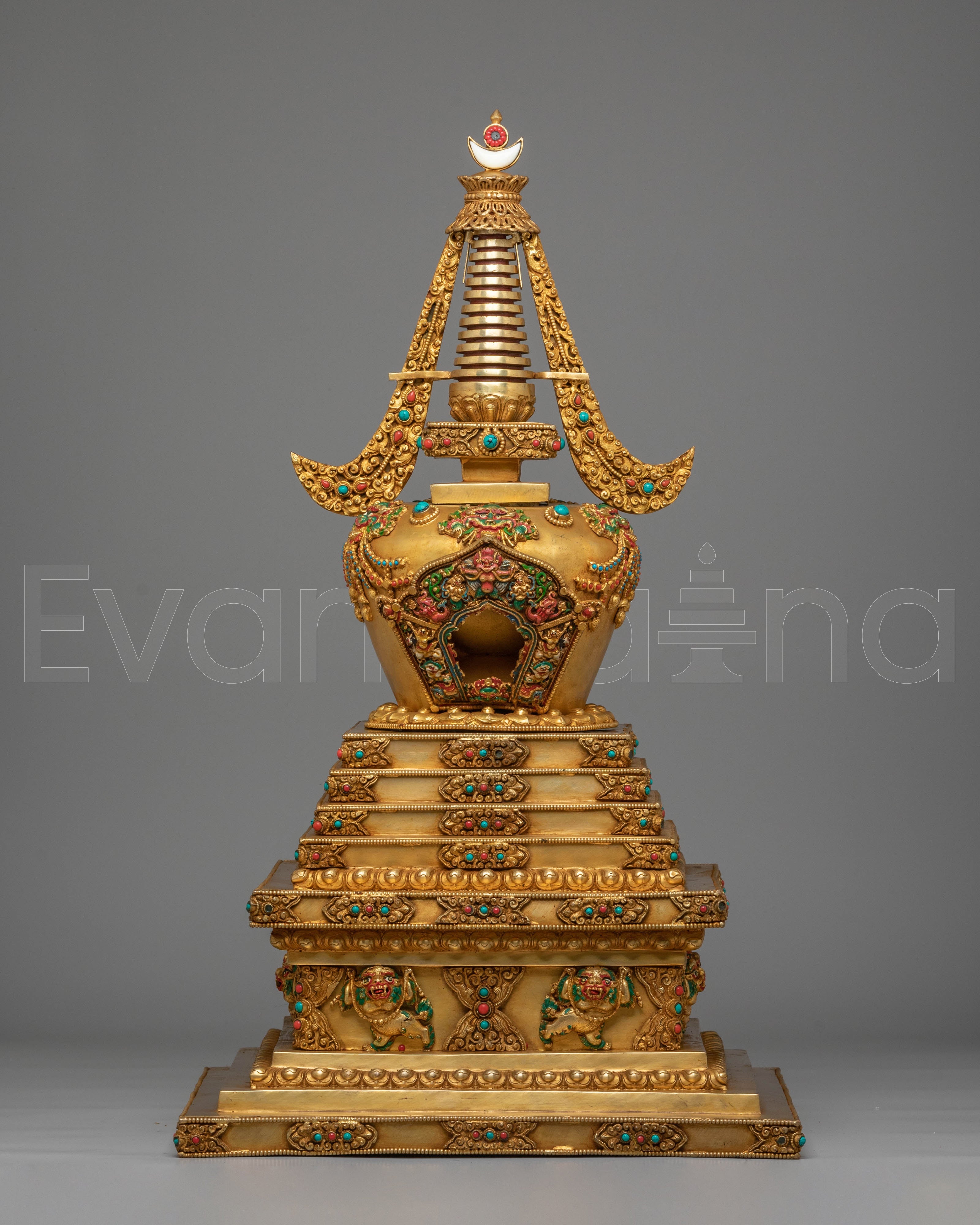 Himalayan Sacred Tibetan Stupa | Spiritual Symbol of Enlightenment and ...