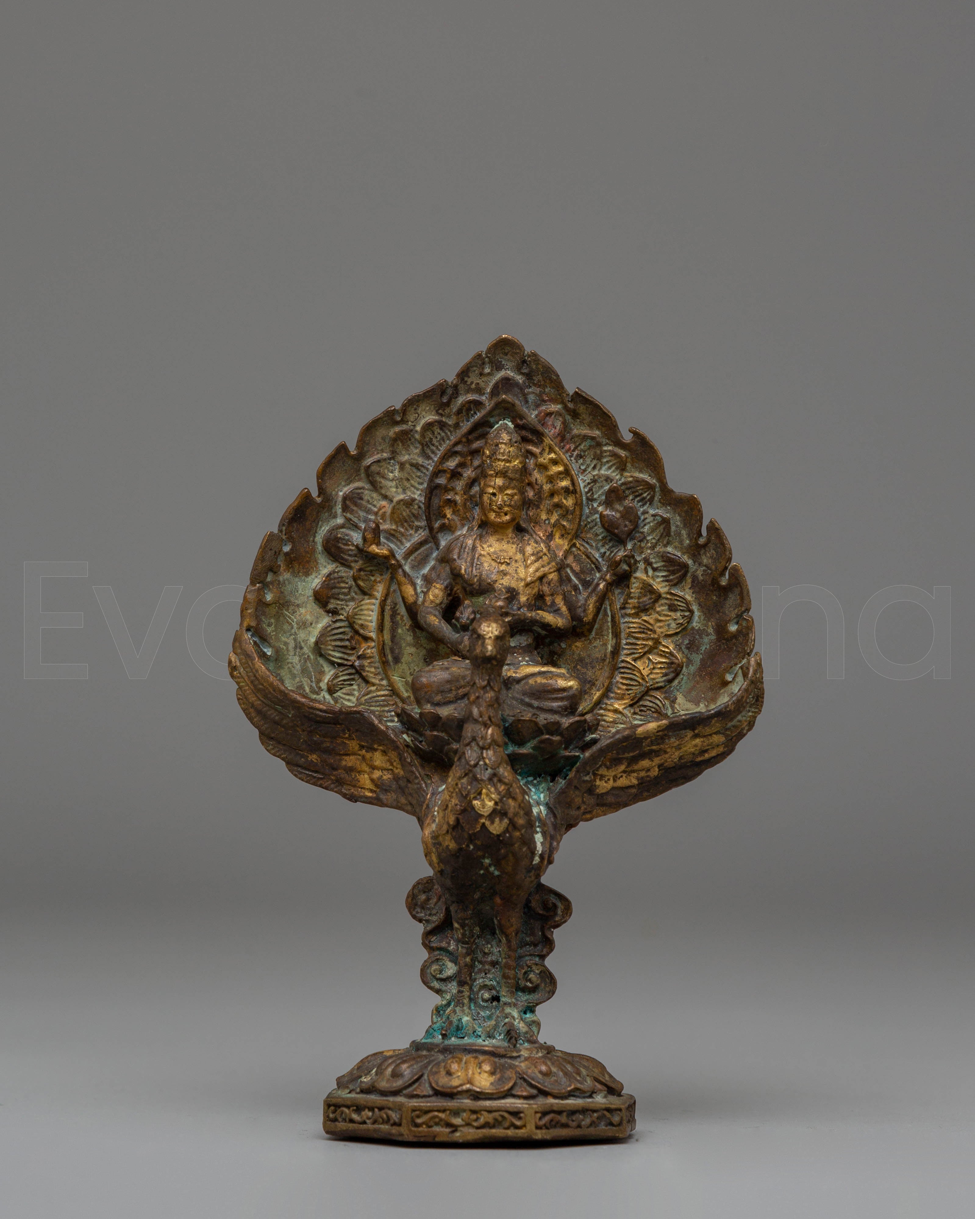 Statue of Mahamayuri | Great Peacock Queen