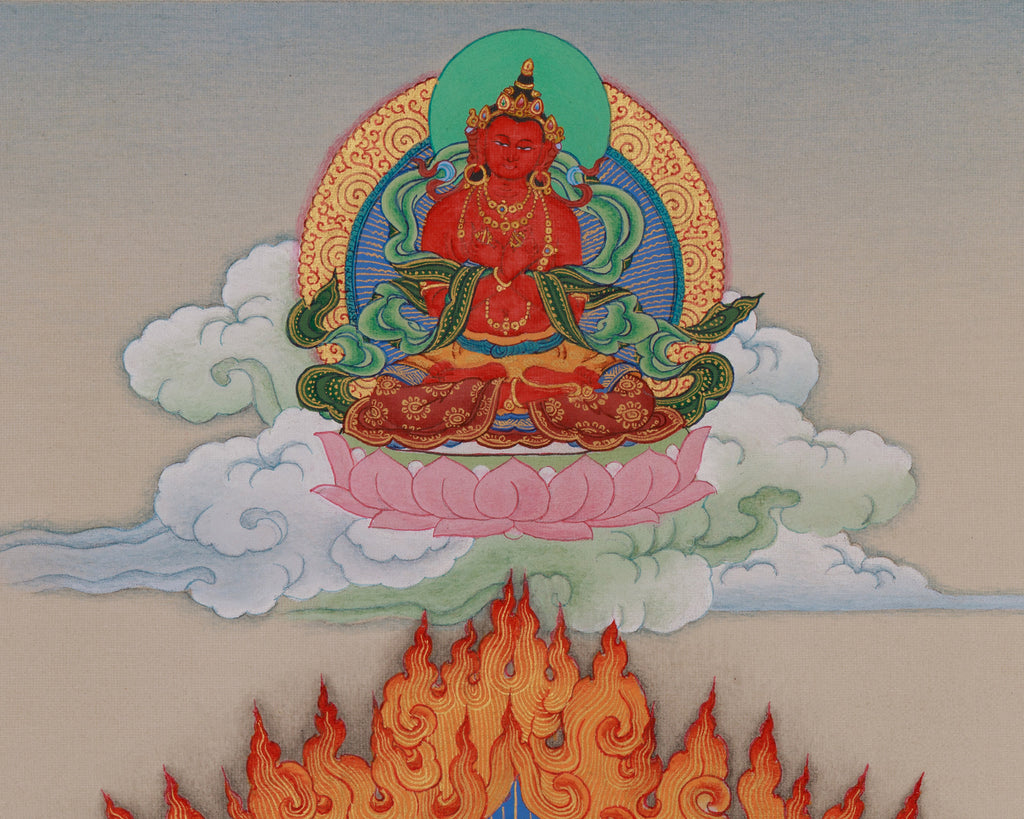 Tantric Dakini Vajrayogini Thangka | Wrathful Enlightened Goddess