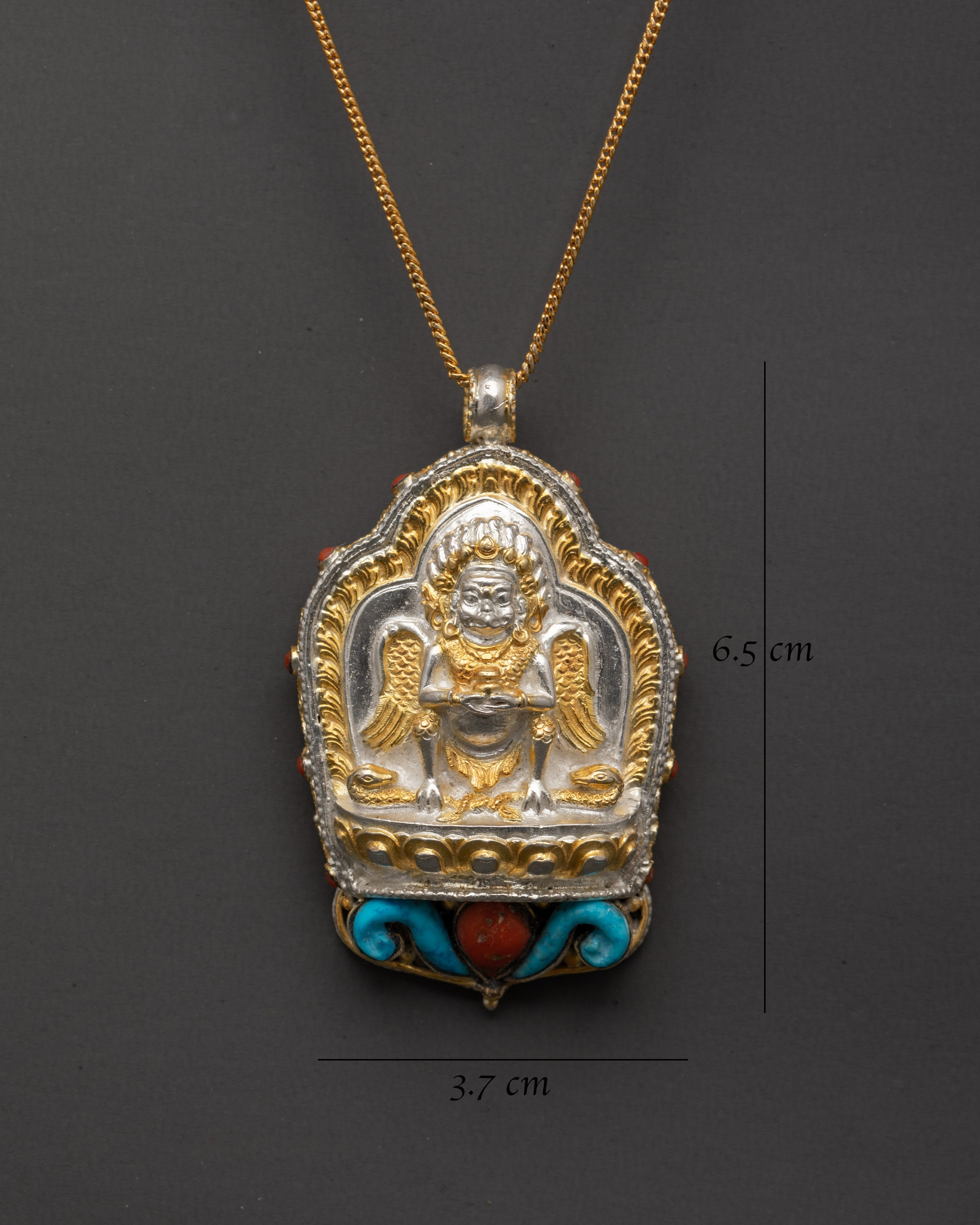 Mythical Bird Garuda Locket | Symbol of Power and Speed