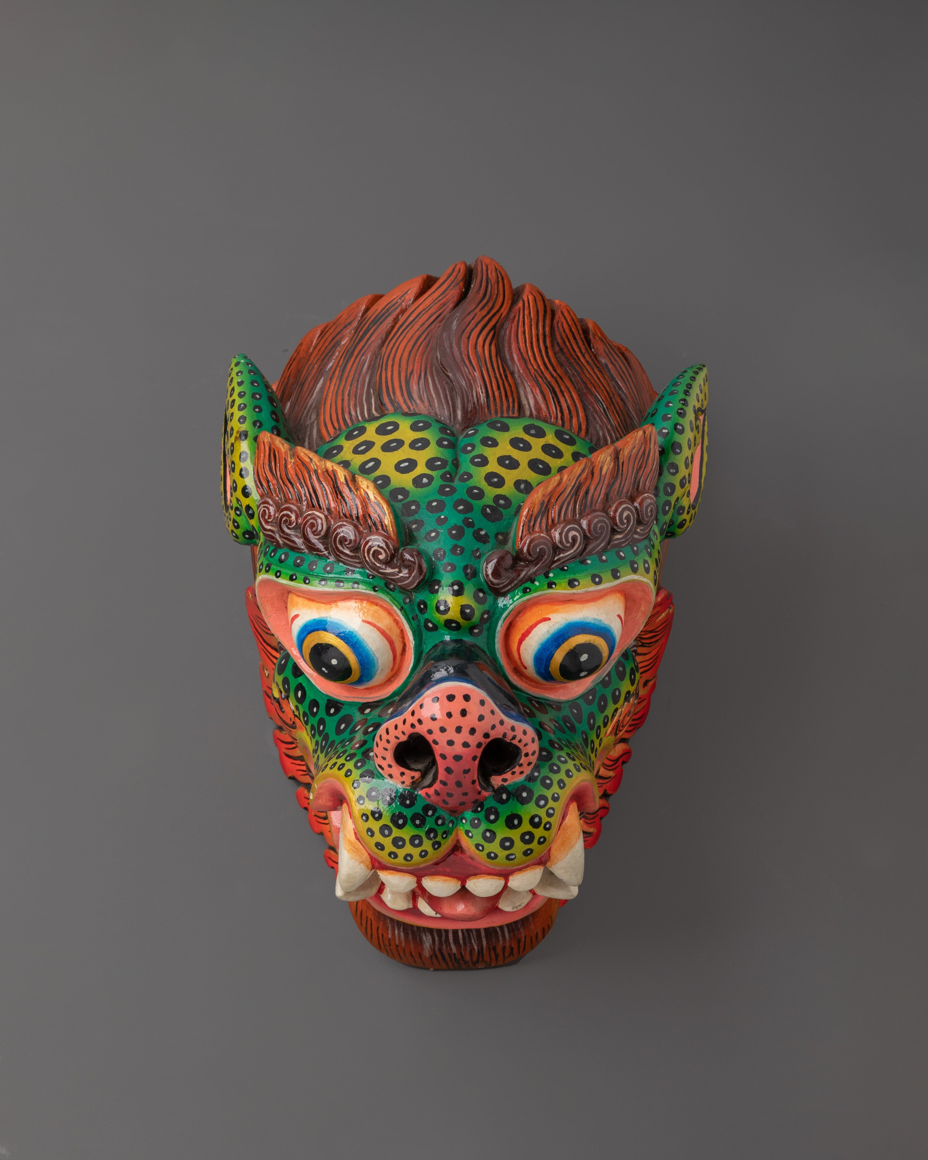 Tibetan Wall Mask | Sacred Space Decor