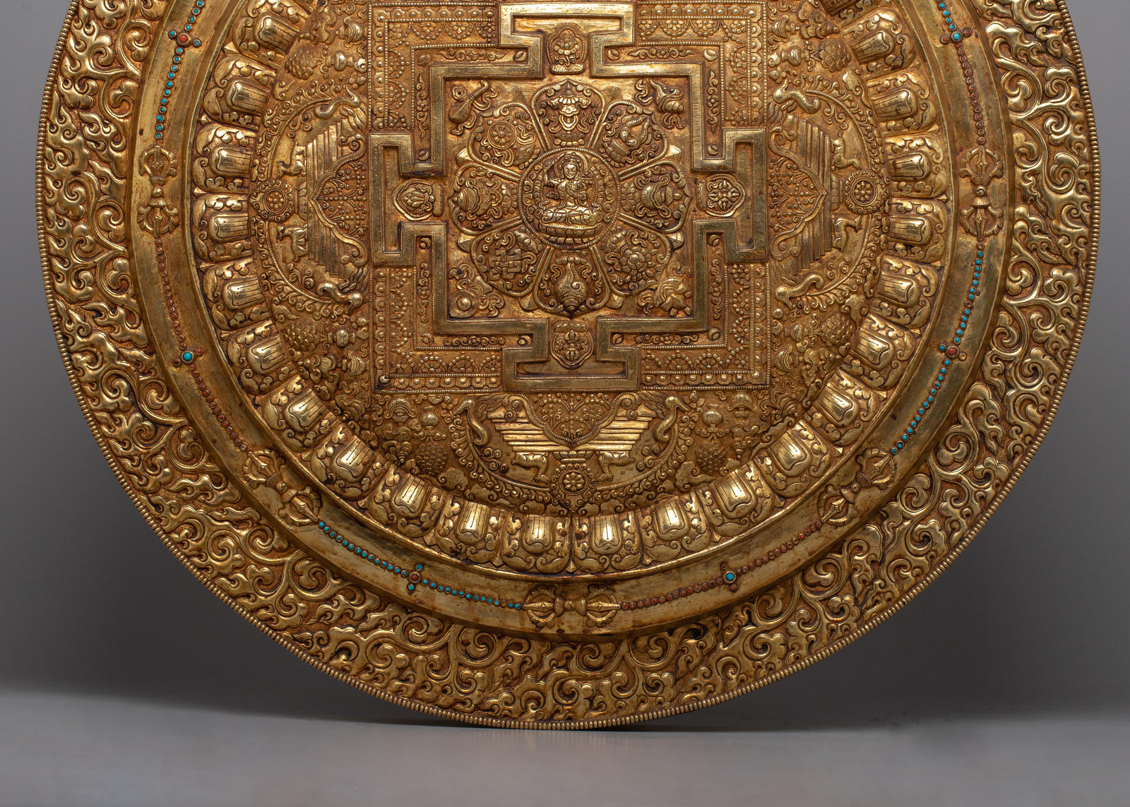 Buddhist Copper Mandala Wall Hanging | Infuse Your Space with Spiritua