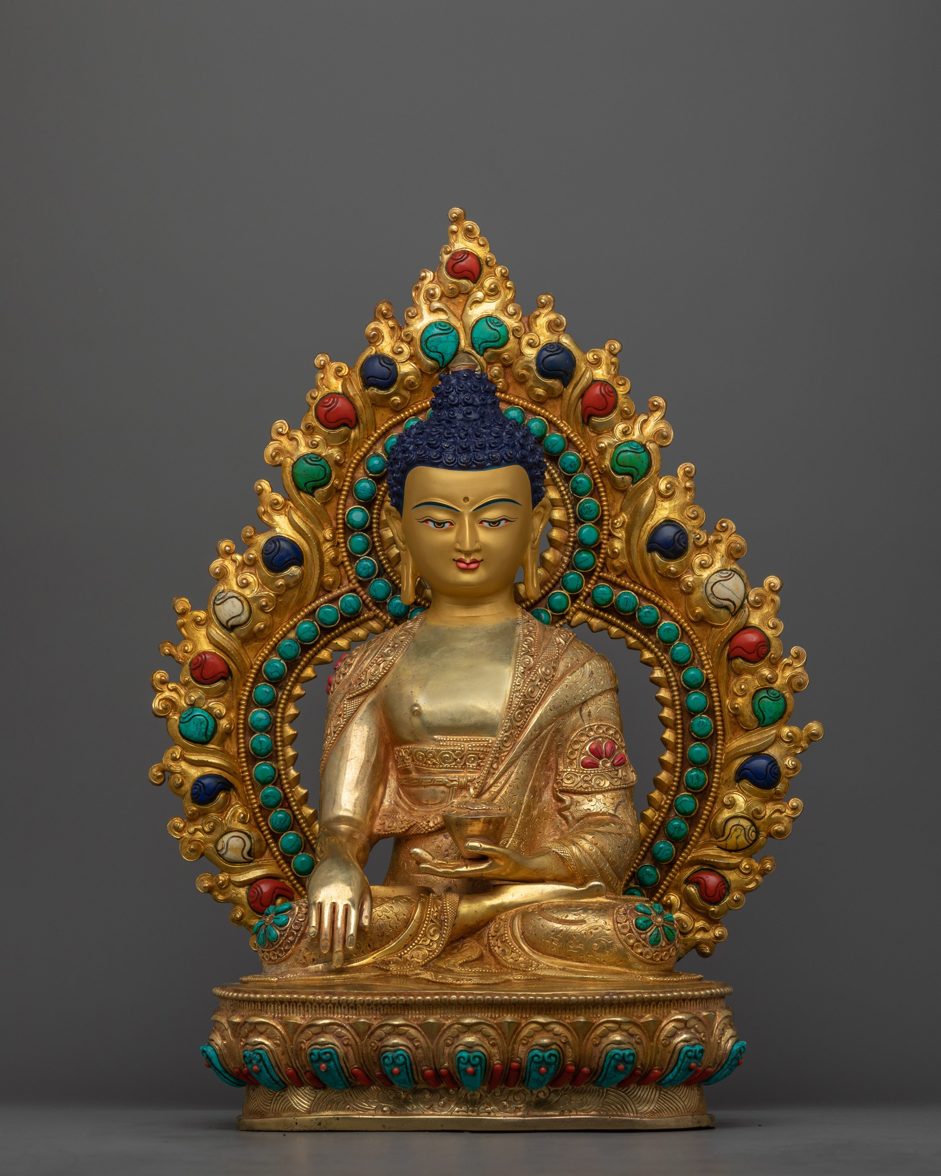 Shakyamuni Buddha Statue With Halo | Prince of The Shakya clan