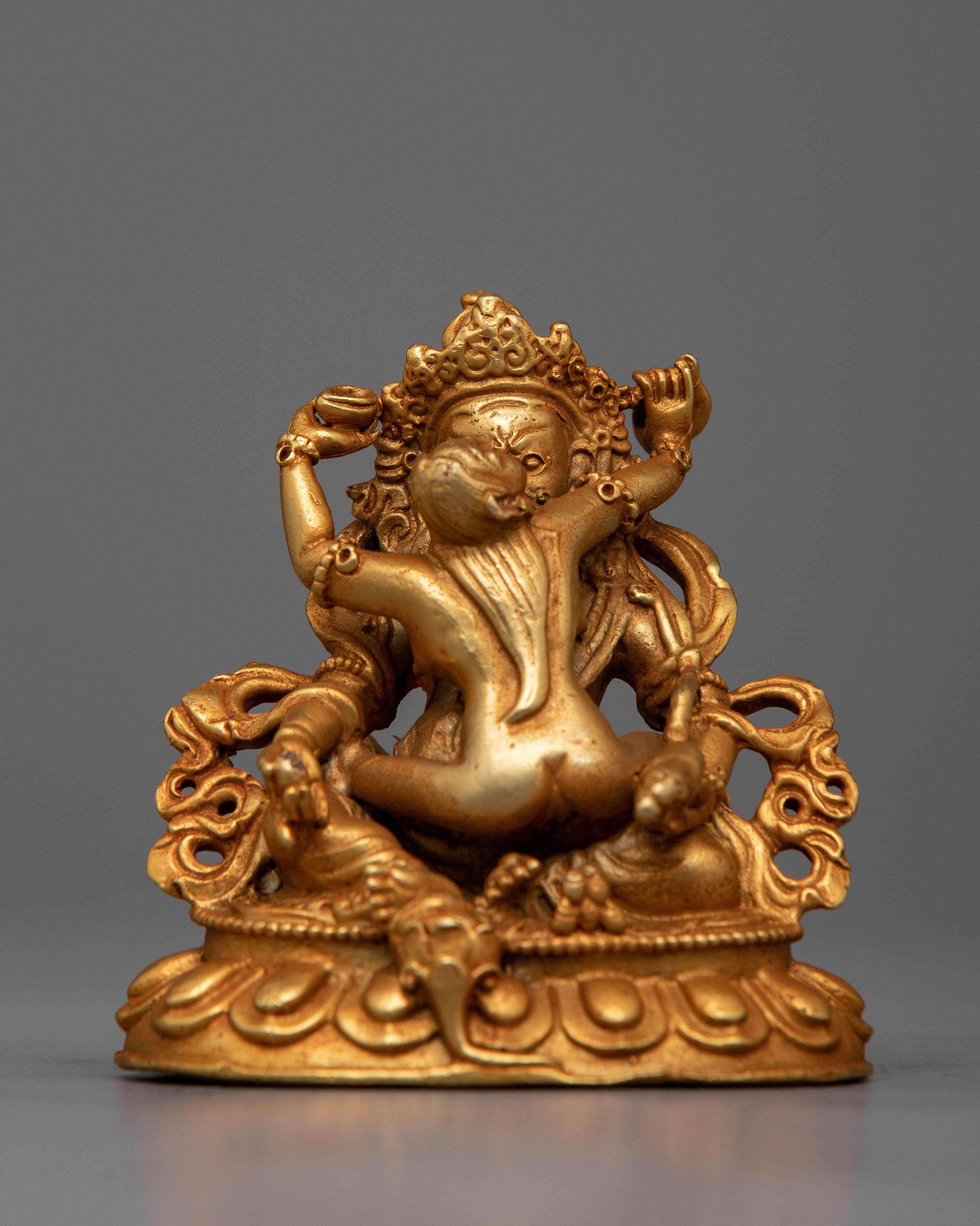 Holy Symbol for Deity Wealth Statue | Machine-Made Dzambhala Figurine ...