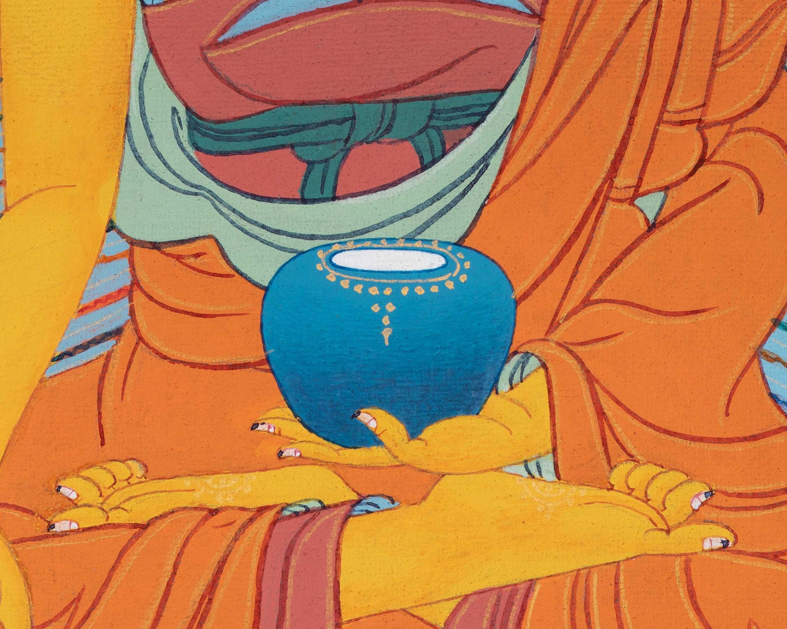 Siddhartha Gautama Buddha's Hand Painted Artwork | Shakyamuni Buddha
