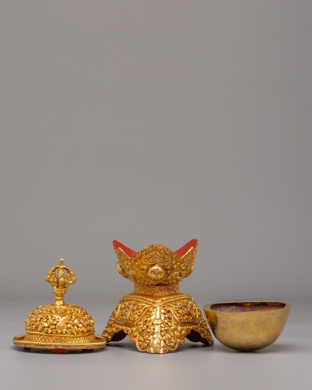 Kapala Buddhist Ritual Cup | Sacred Kapala for Meditation & Offerings