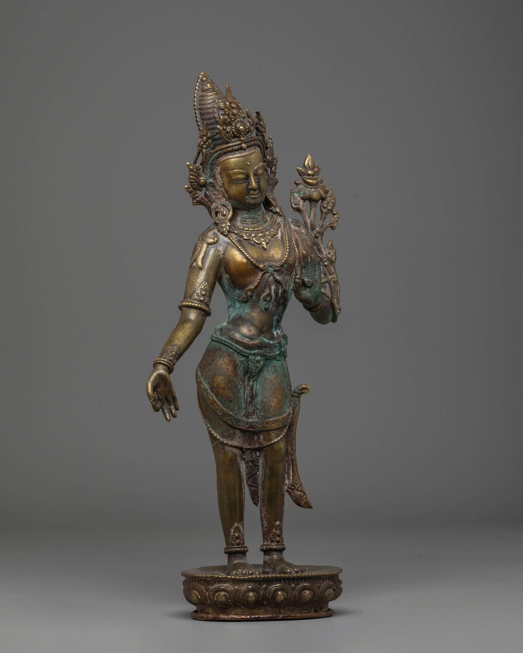 Green Tara Statue Protector from Suffering and Obstacles