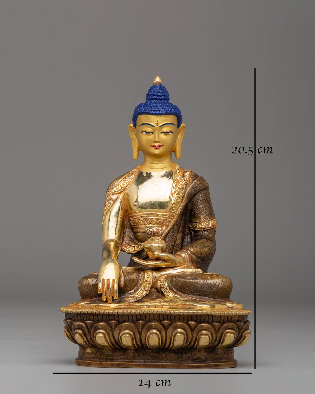 Shakyamuni Buddha Statue | Buddhist Sculpture for Temple & Home Decor