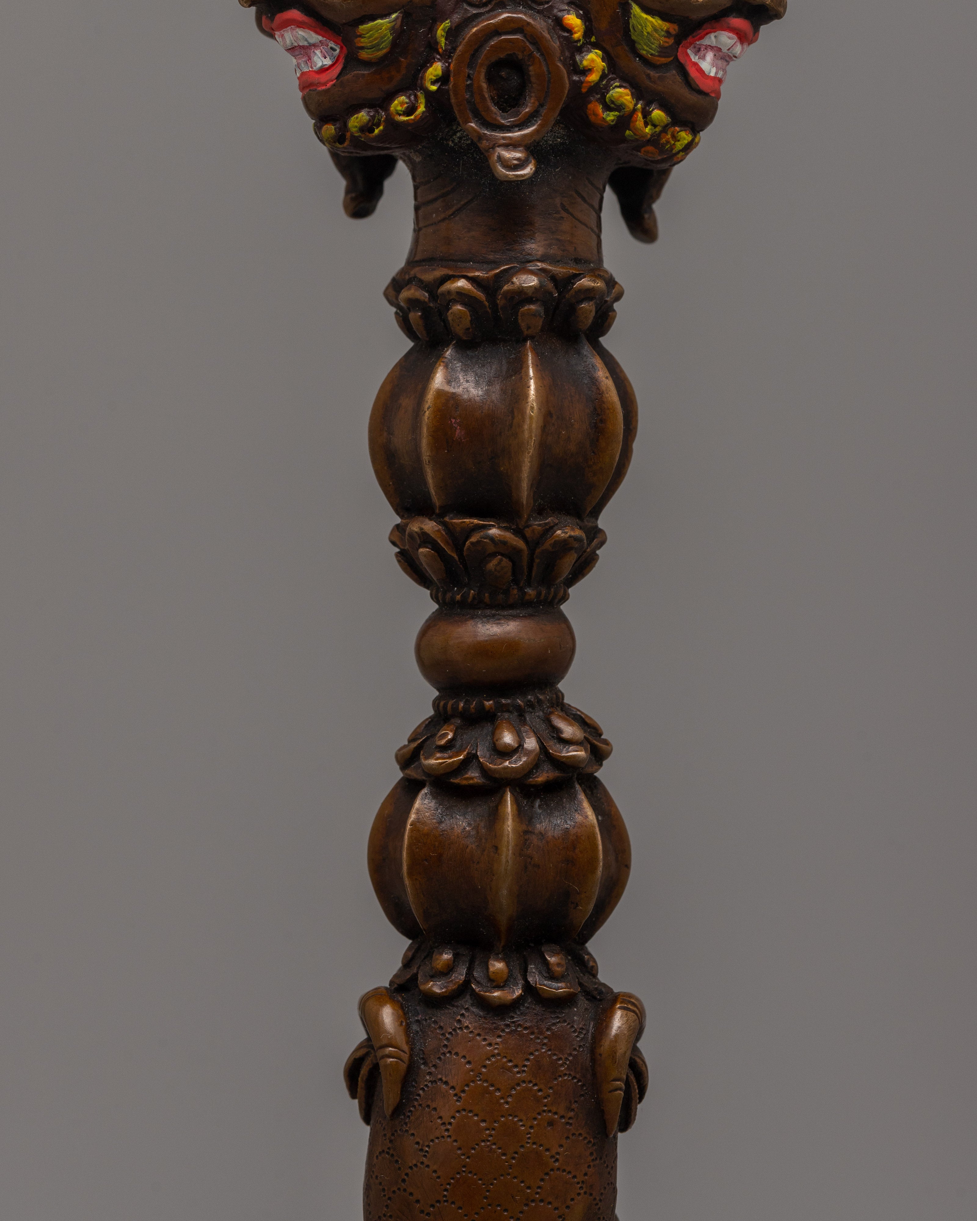 Tibetan Buddhist Dorje Phurpa Vajra Dagger | Sacred Symbol of Spiritua ...