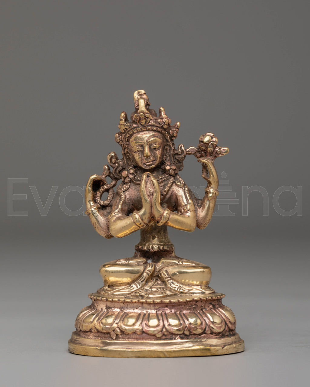 Handcrafted Chenrezig Statue Of Compassion | Tibetan Avalokiteshvara