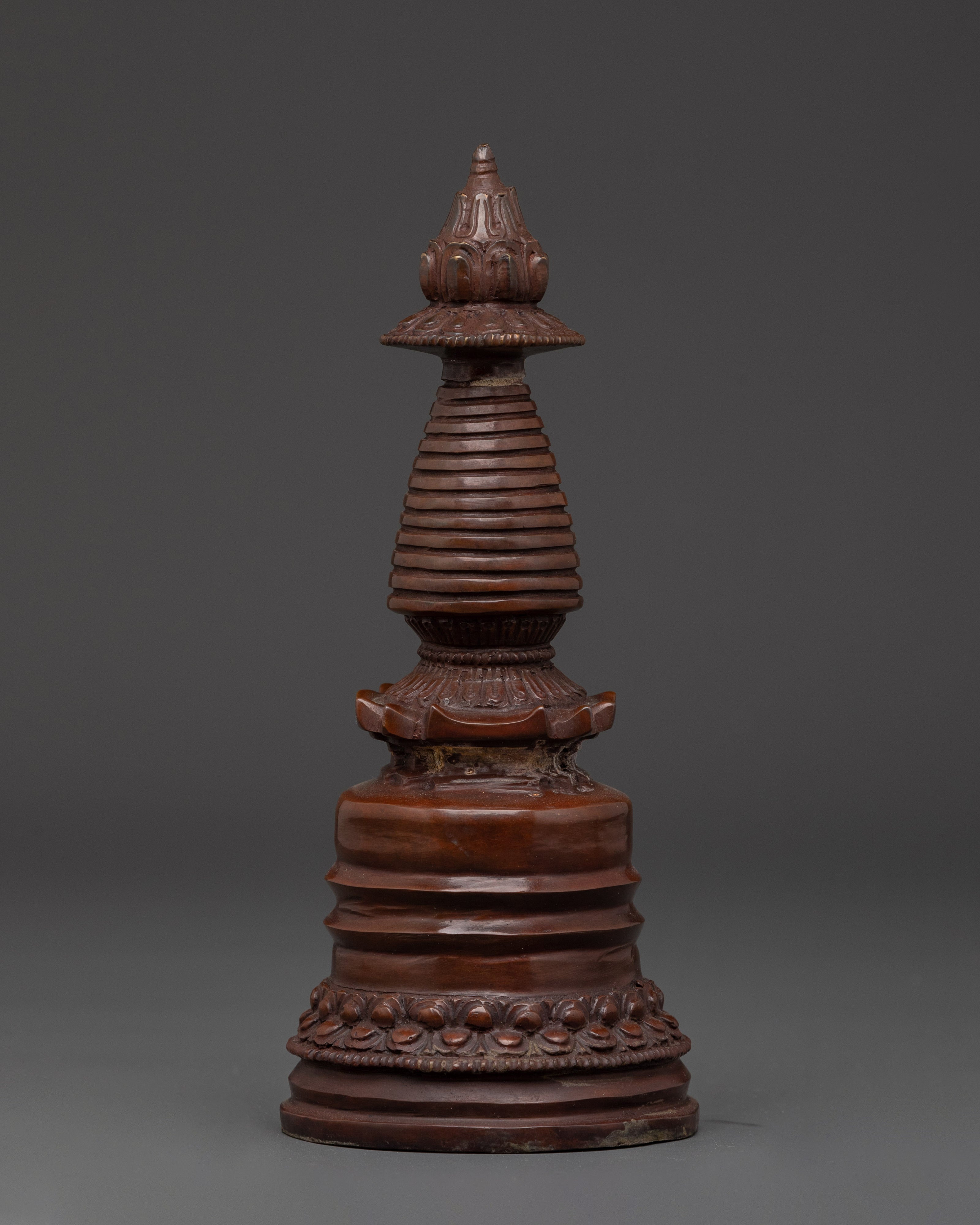 Sacred Handmade Stupa | Copper Stupa for Buddhist Altar