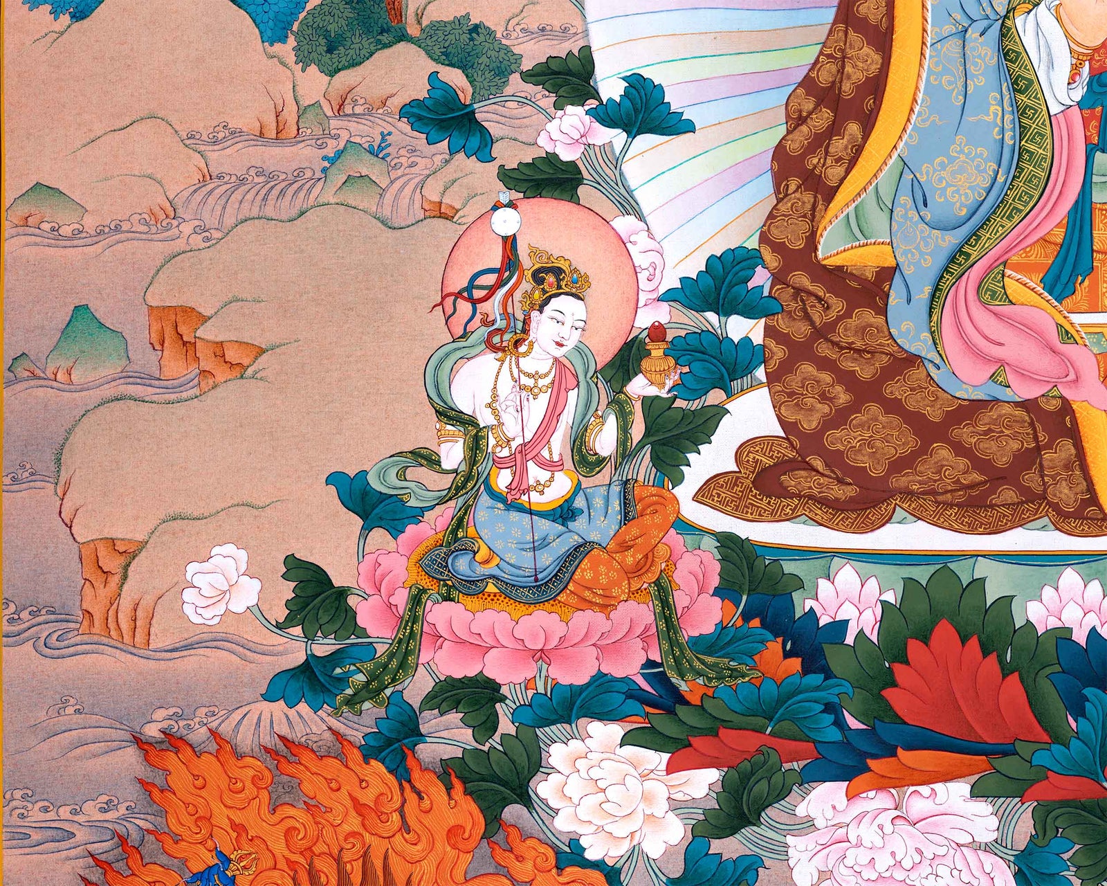 Guru Sangye Thangka | Art of Guru Rinpoche's Eight Manifestation