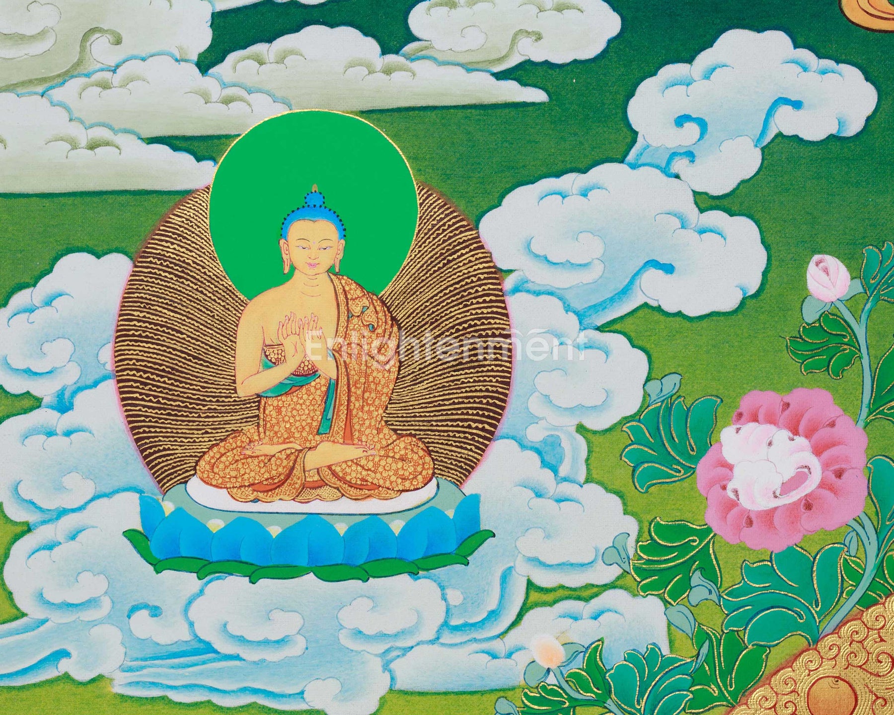 Gautam Buddh Thangka | Traditional Tibetan Buddhist Painting