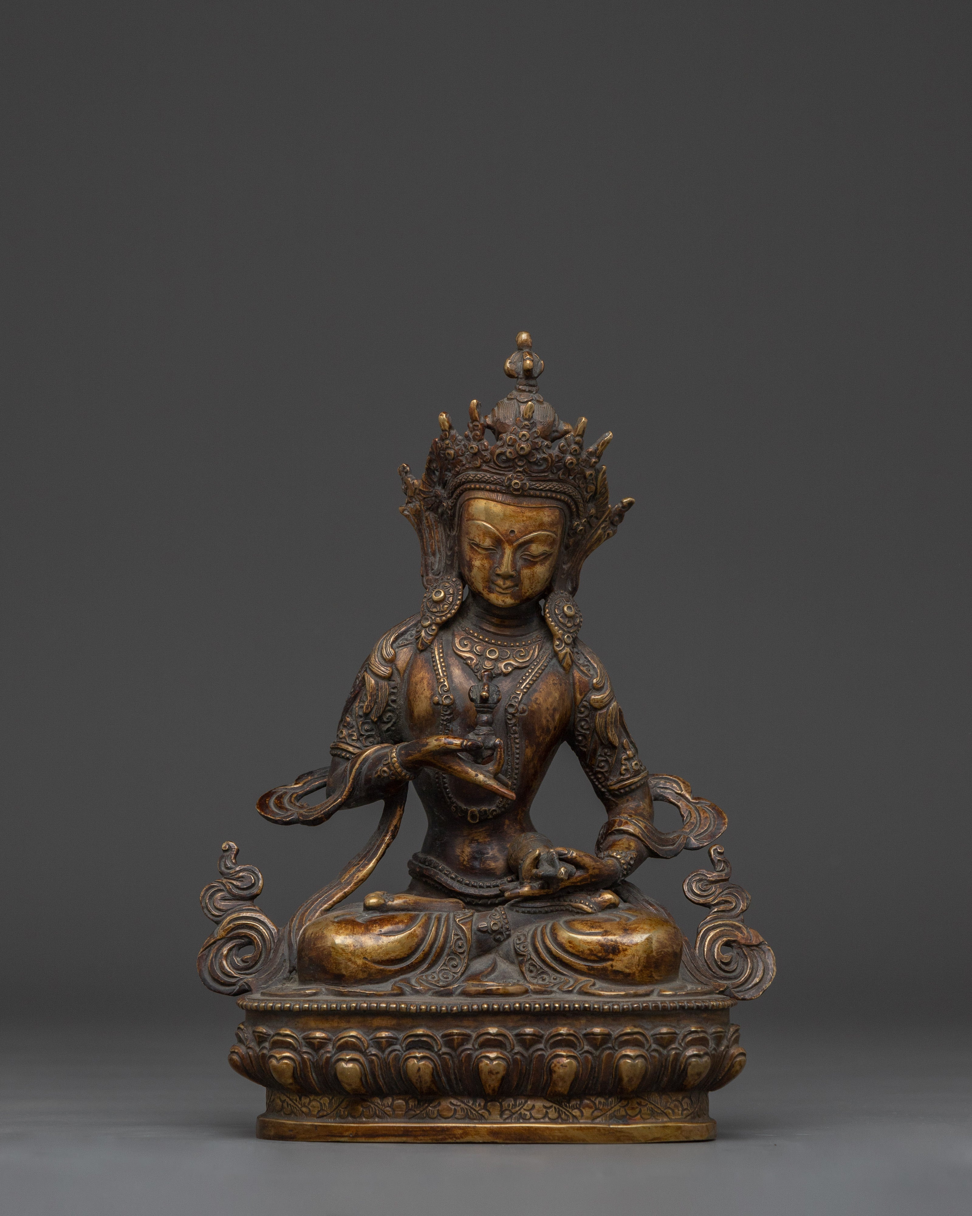 Vajrasattva for karma cleansing | Traditional Vajrayana Altar Statue
