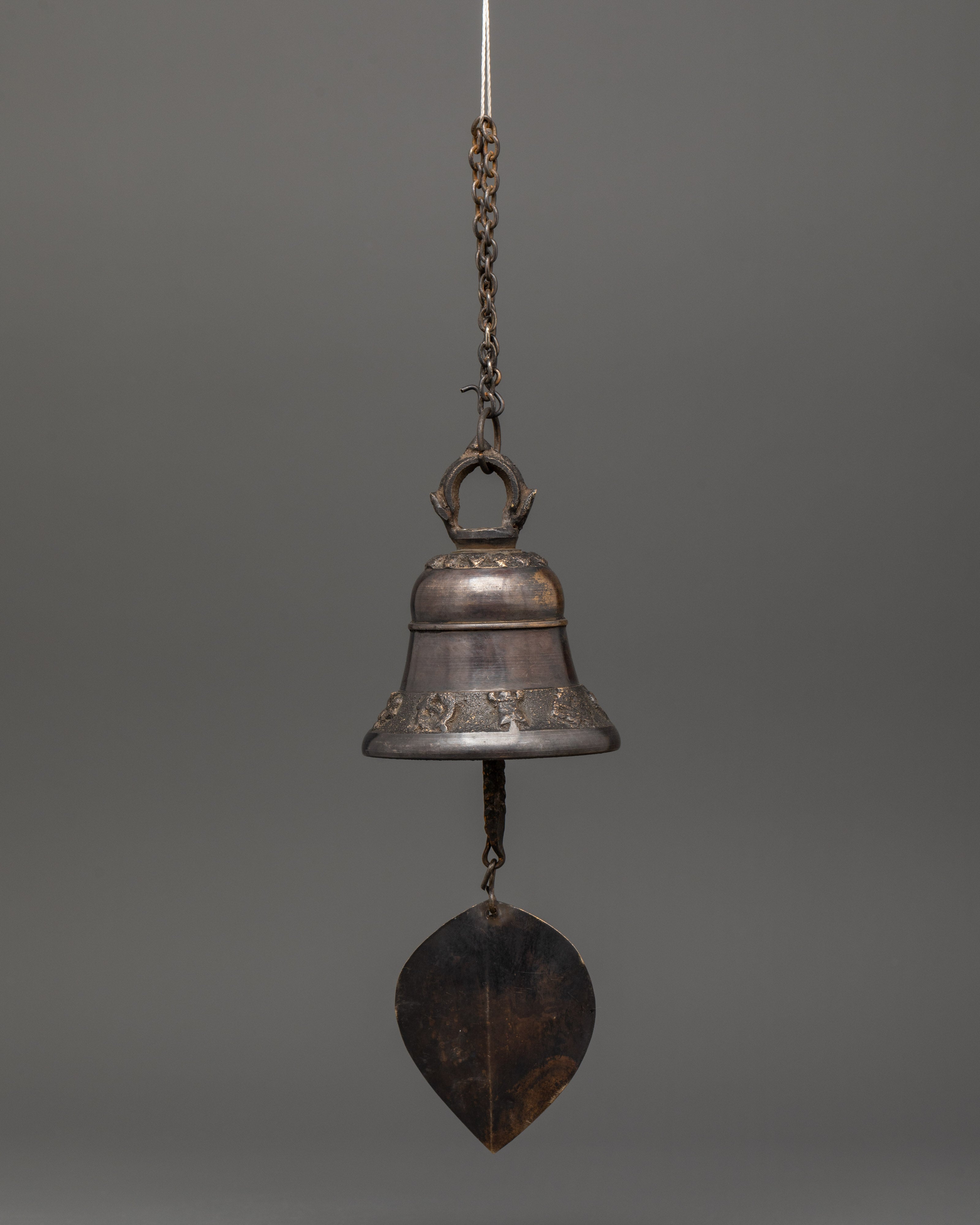 Bronze Hanging Bell for Altar | Symbol of Clarity and Wisdom