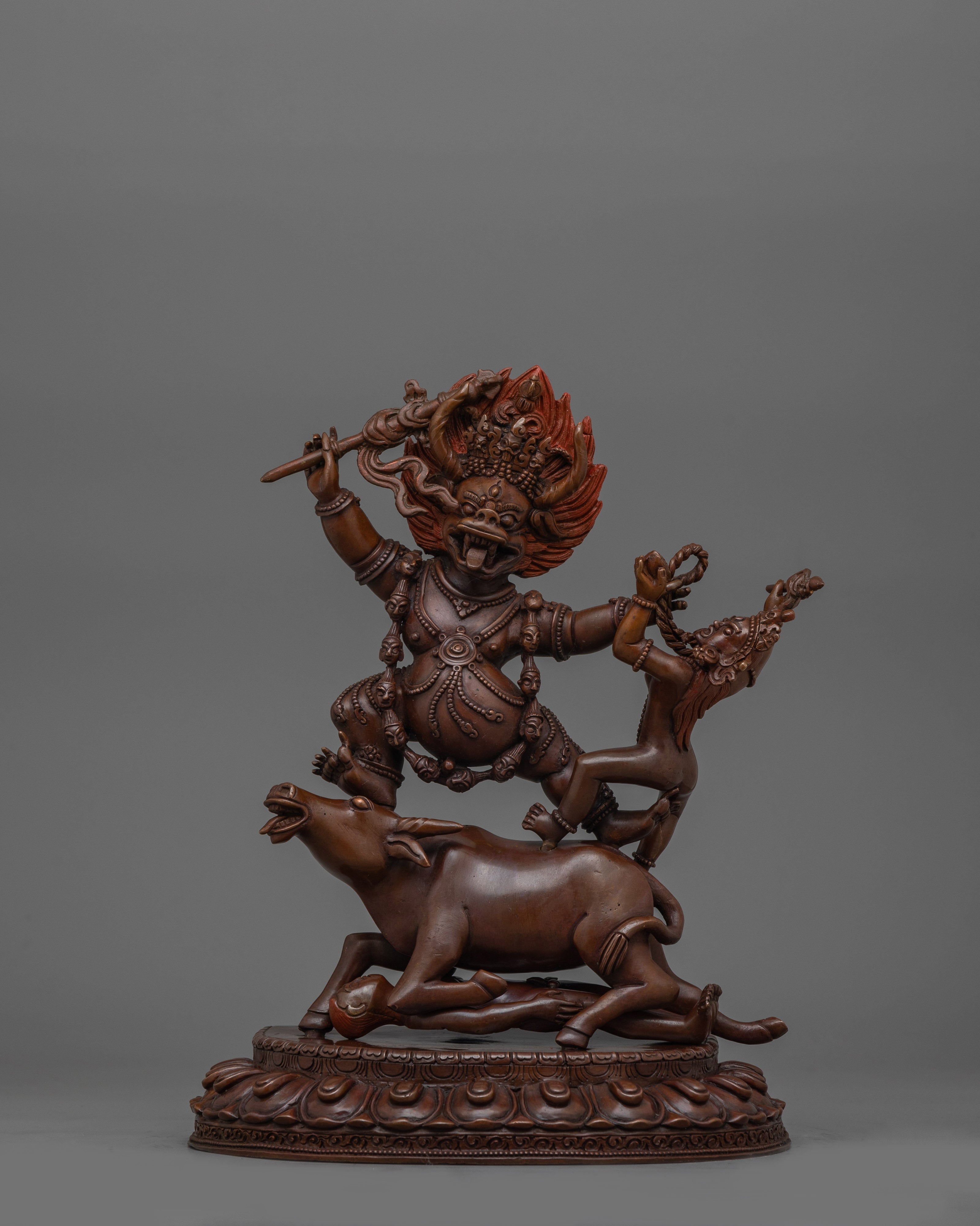 Tantric Deity Yama Dharmaraja Statue | Protector of Wisdom