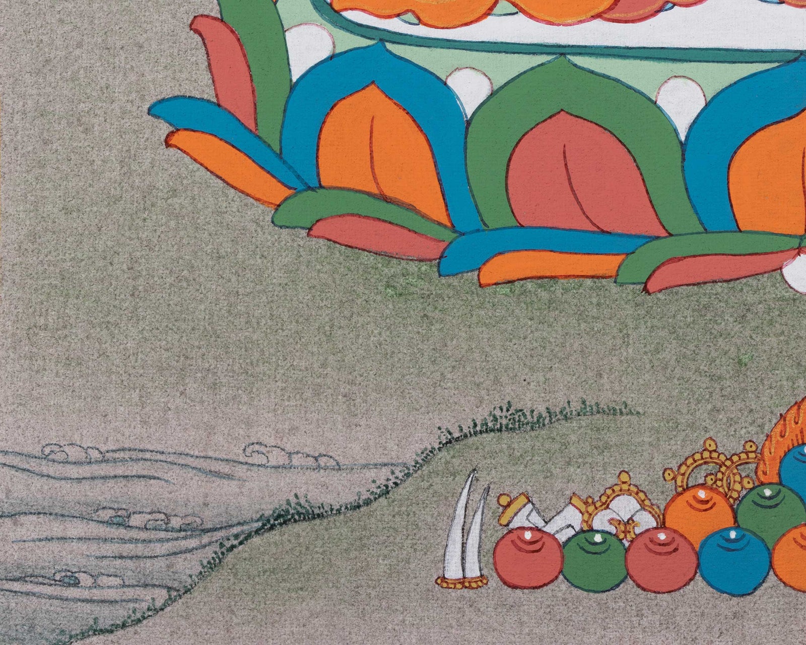 Siddhartha Gautama Buddha's Hand Painted Artwork | Shakyamuni Buddha