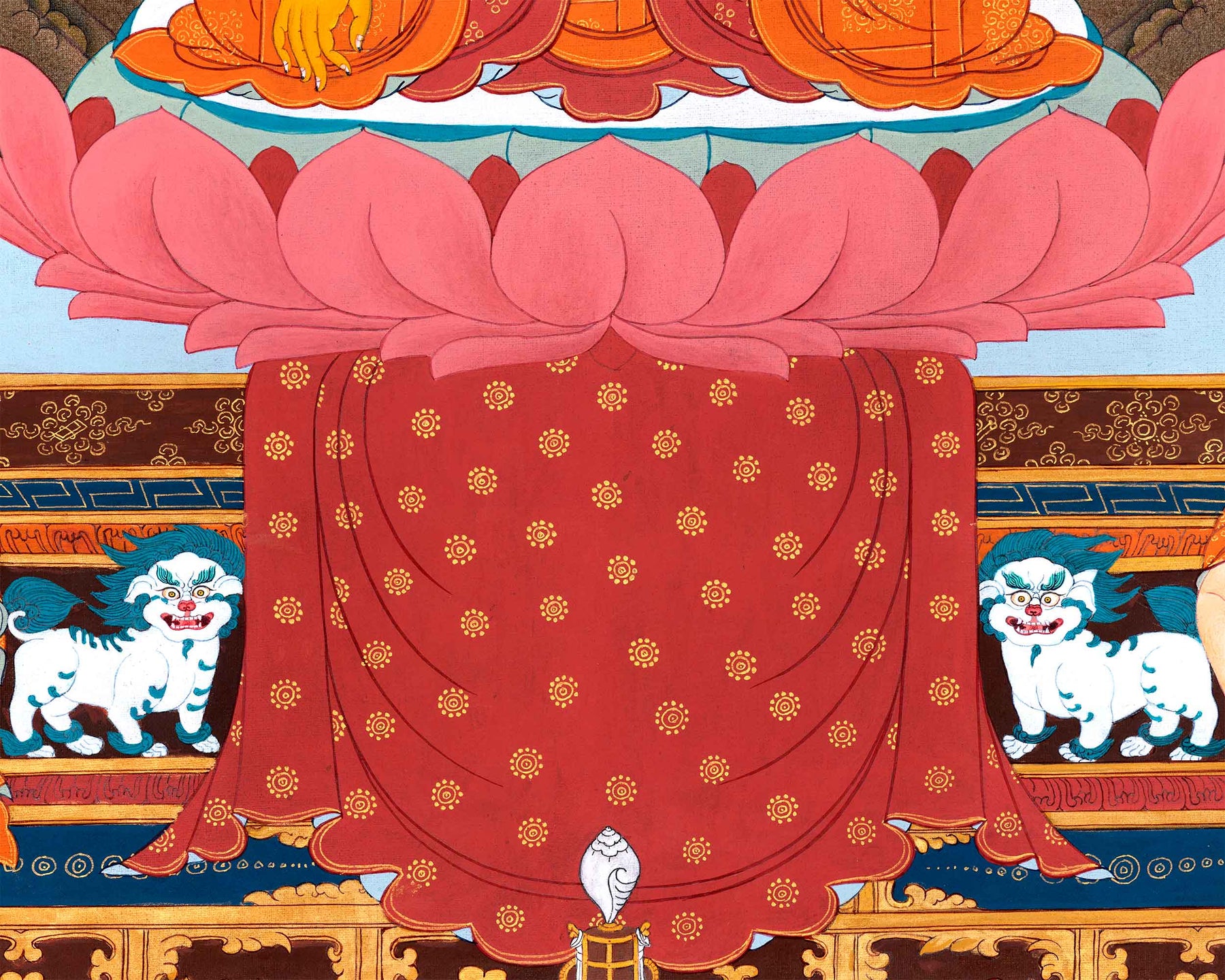 Tibetan Buddha Shakyamuni Painting | Himalayan Art of Gautama Buddha