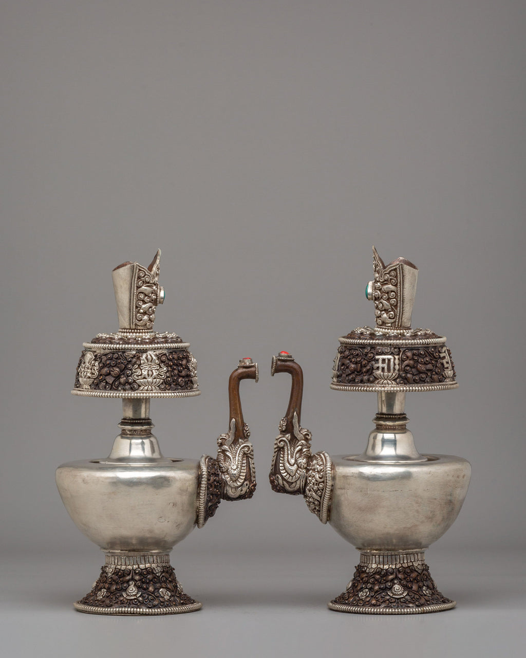 Spiritual Buddhist Ritual Bhumba Set | Sacred Tibetan Water Offerings
