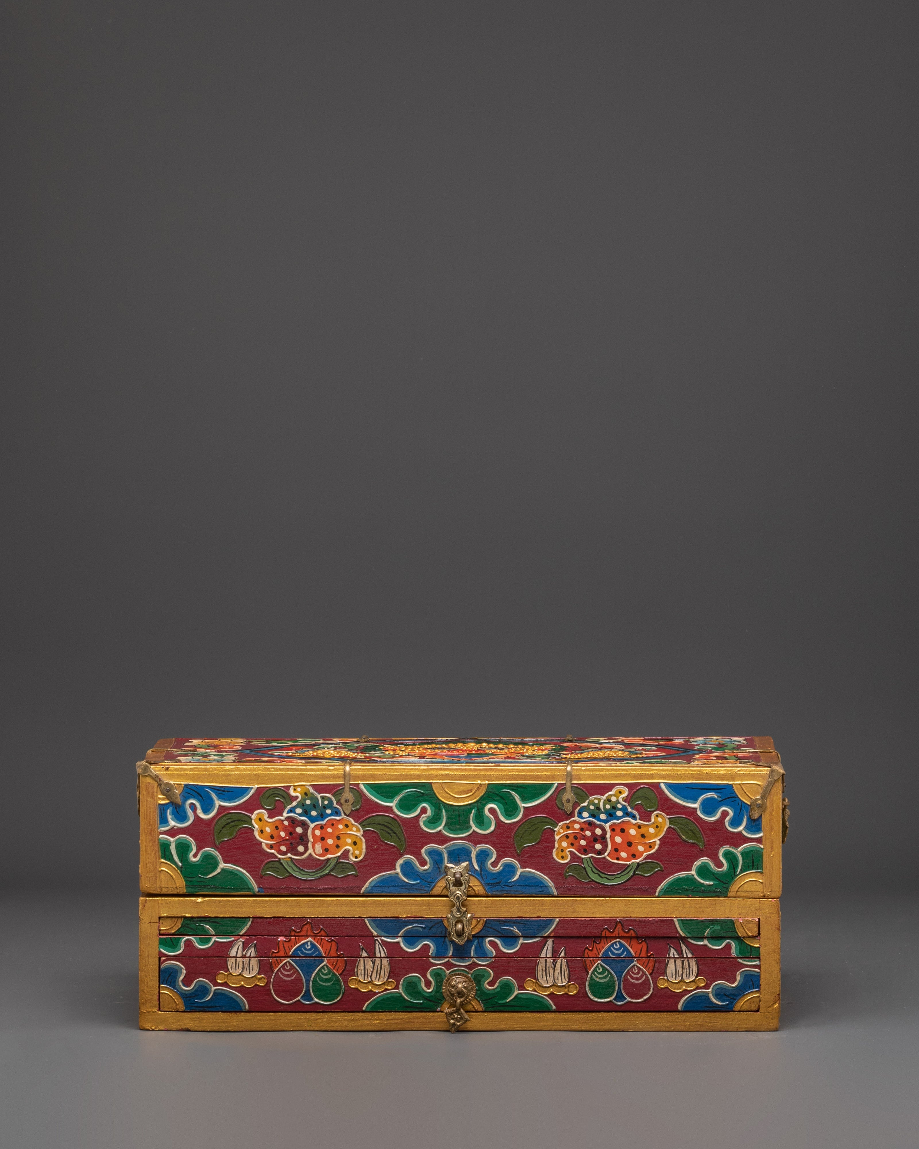 Buddhist Altar Box with Buddha Statue | Altar and Meditation Decor