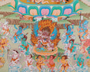 58 Wrathful Bardo Deity Thangka Print | 100 Deities of Bardo
