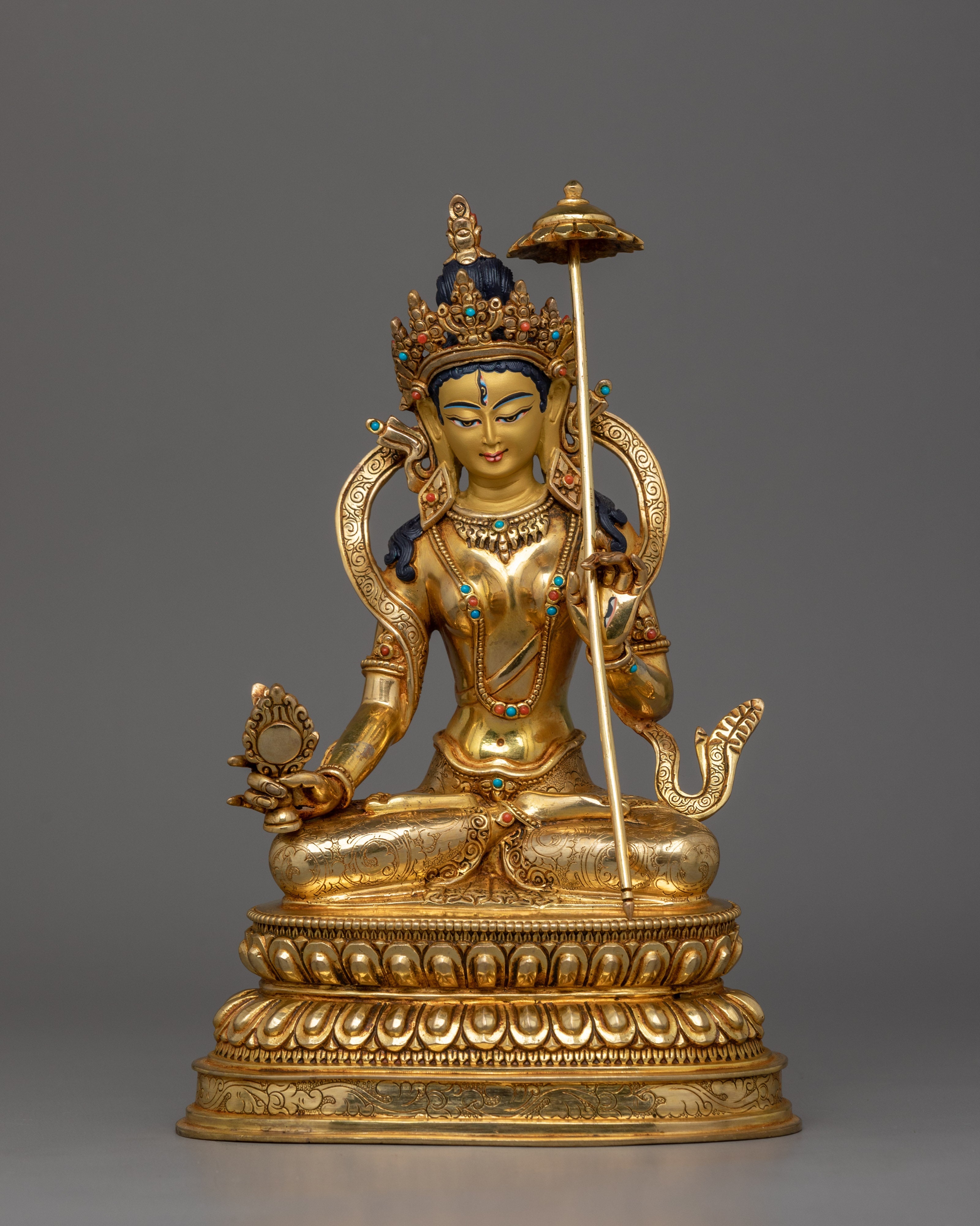 The Guardian of Dharma Dukar Statue | Tibetan Protector of Spiritual P