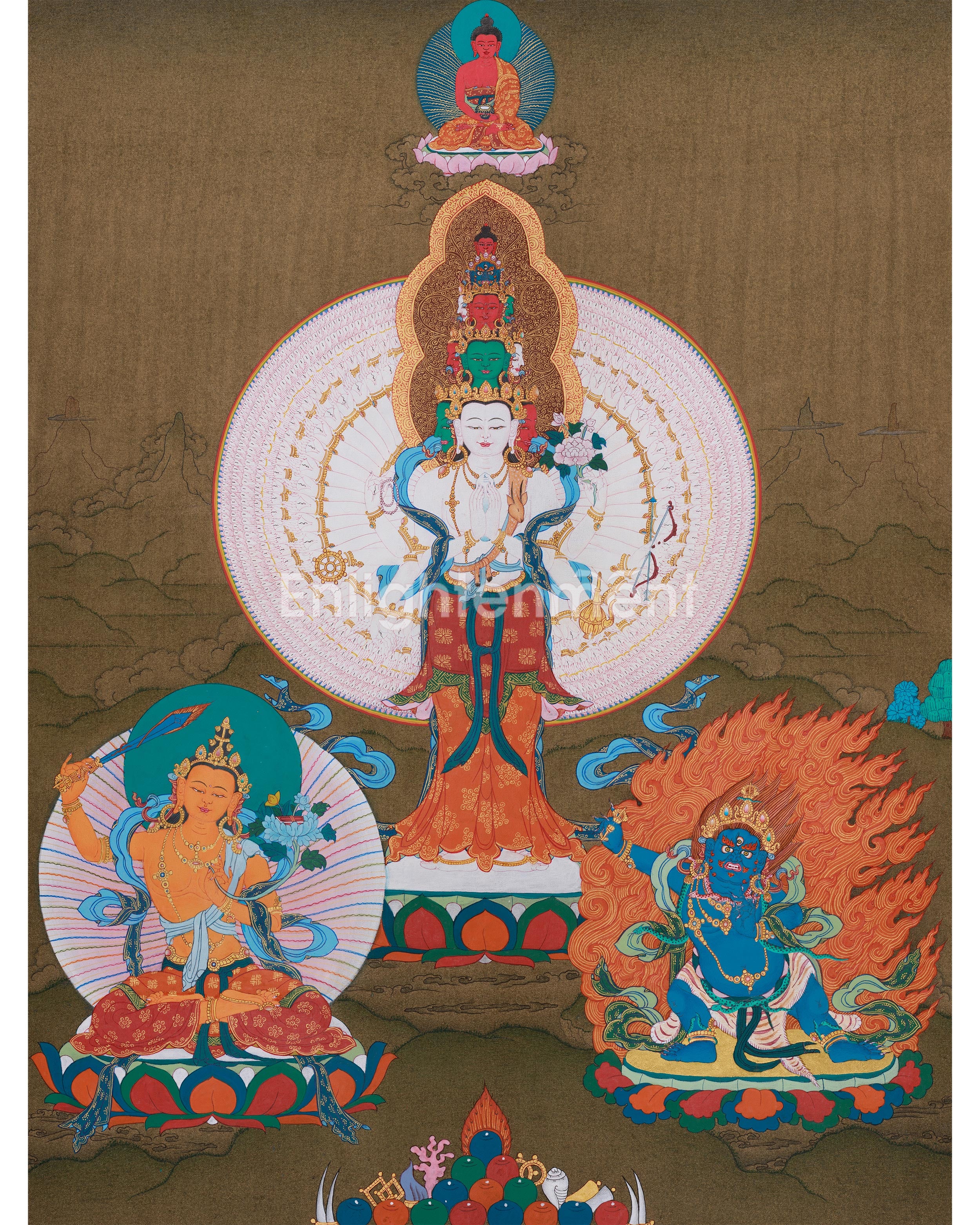 Avalokiteshvara Compassion in Tibetan Buddhism | Thousand Armed Chenre