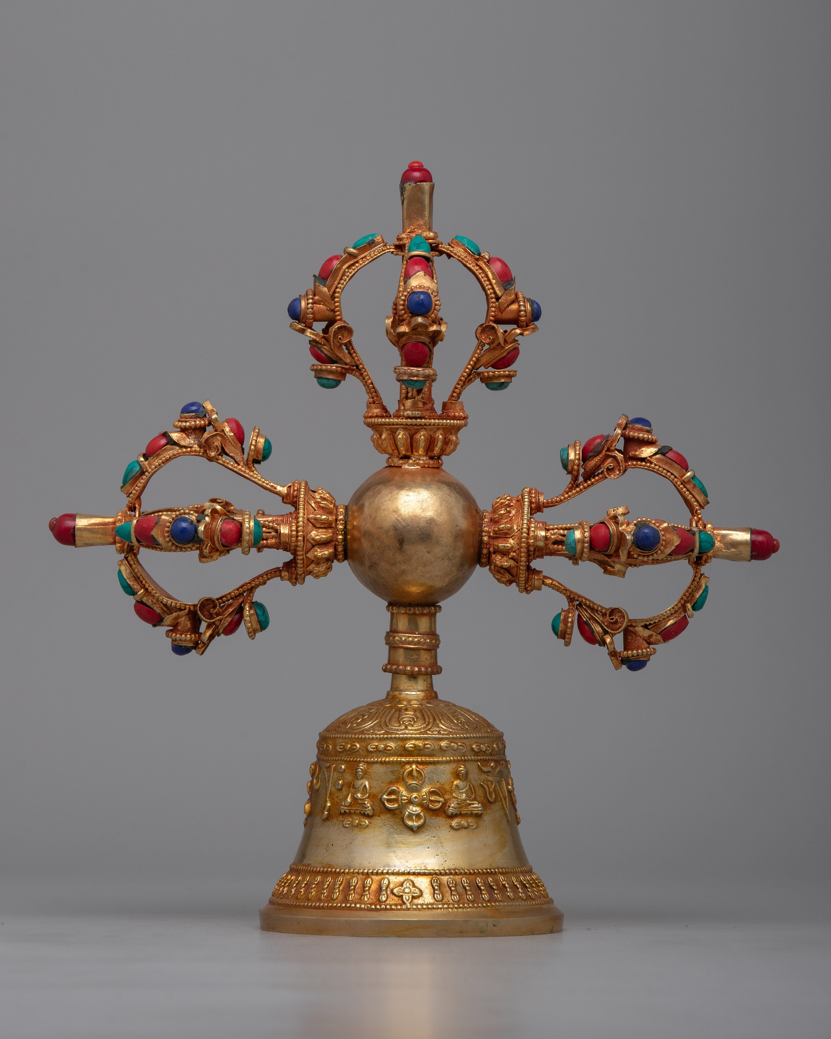 Double Vajra Bell | Bring Sacredness to Your Rituals and Offerings