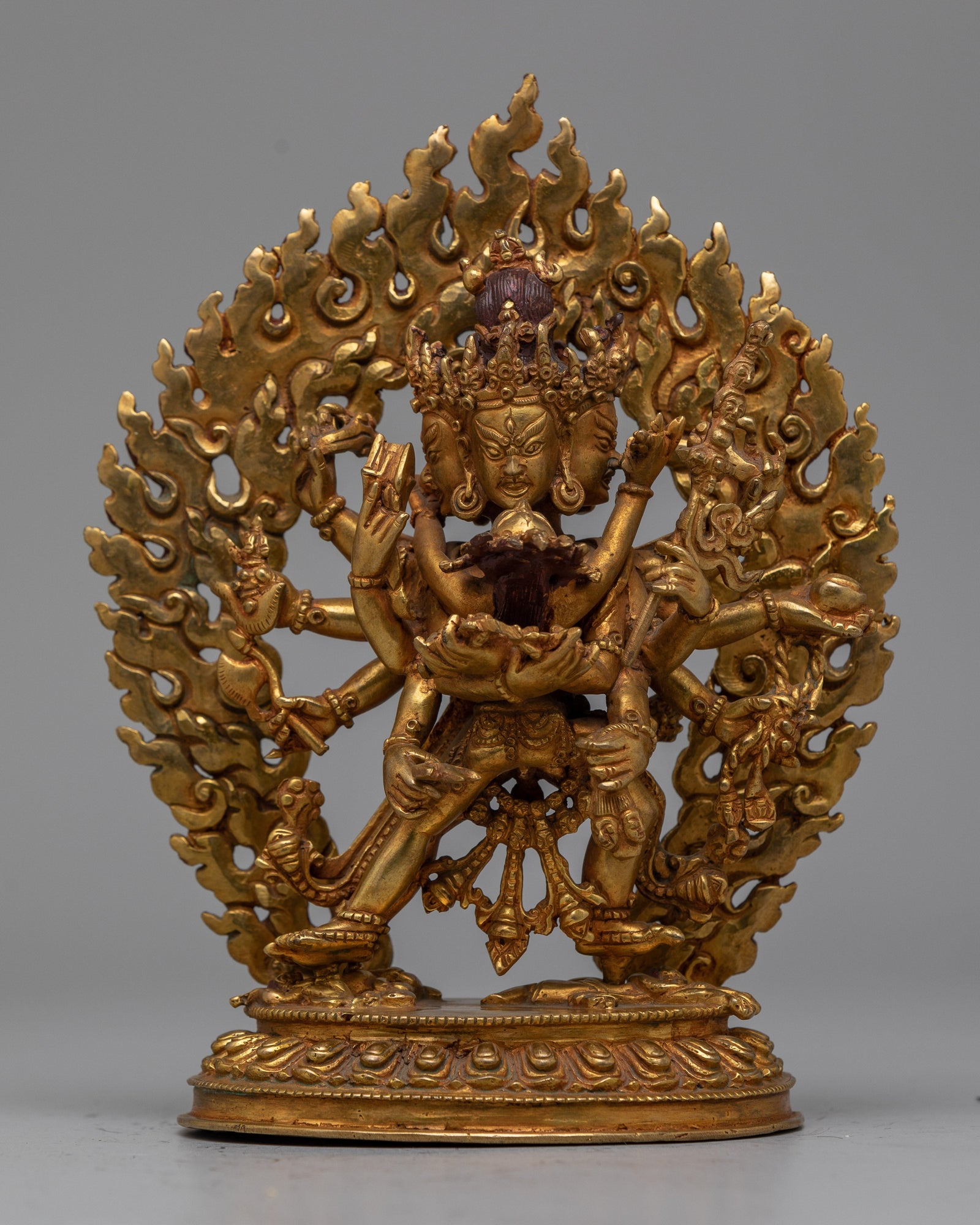 Heruka Chakrasamvara Statue | Embodiment of Enlightened Energy and Spi