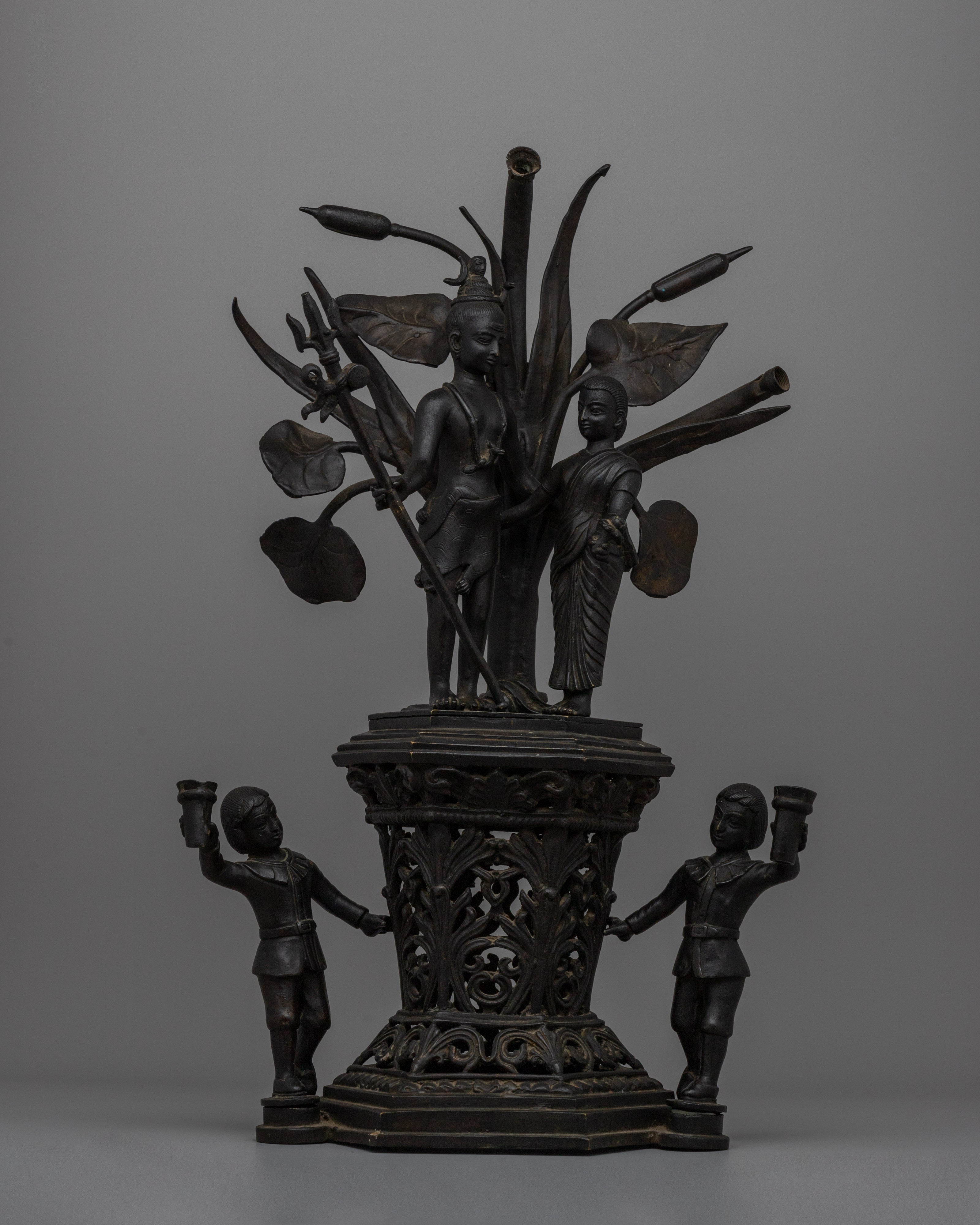 Sacred Shiva and Parvati Statue | Symbol of Unity and Harmony