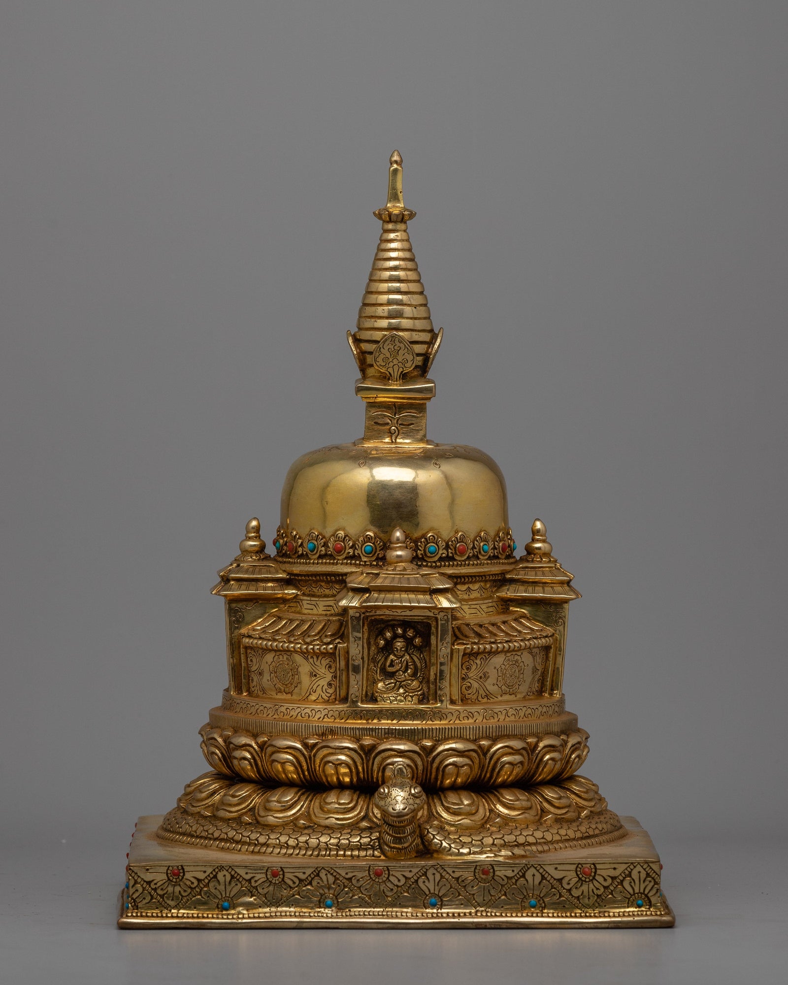 Handmade Stupa Statue | Traditional Buddhist Spiritual Decor