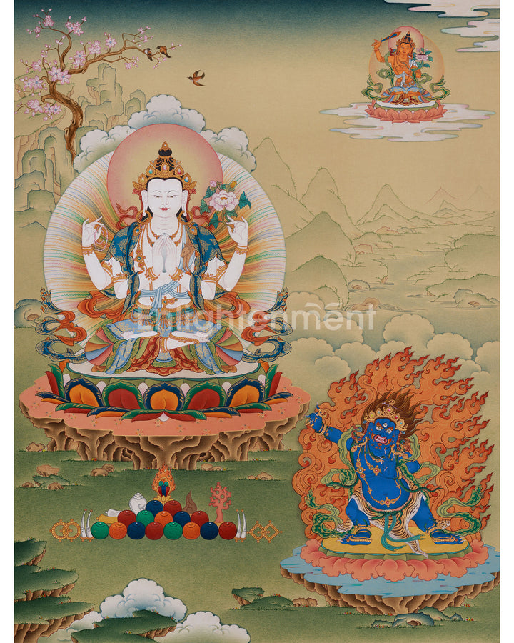 Bodhisattva Thangka Collections | Tibetan Paintings – Enlightenment Thangka