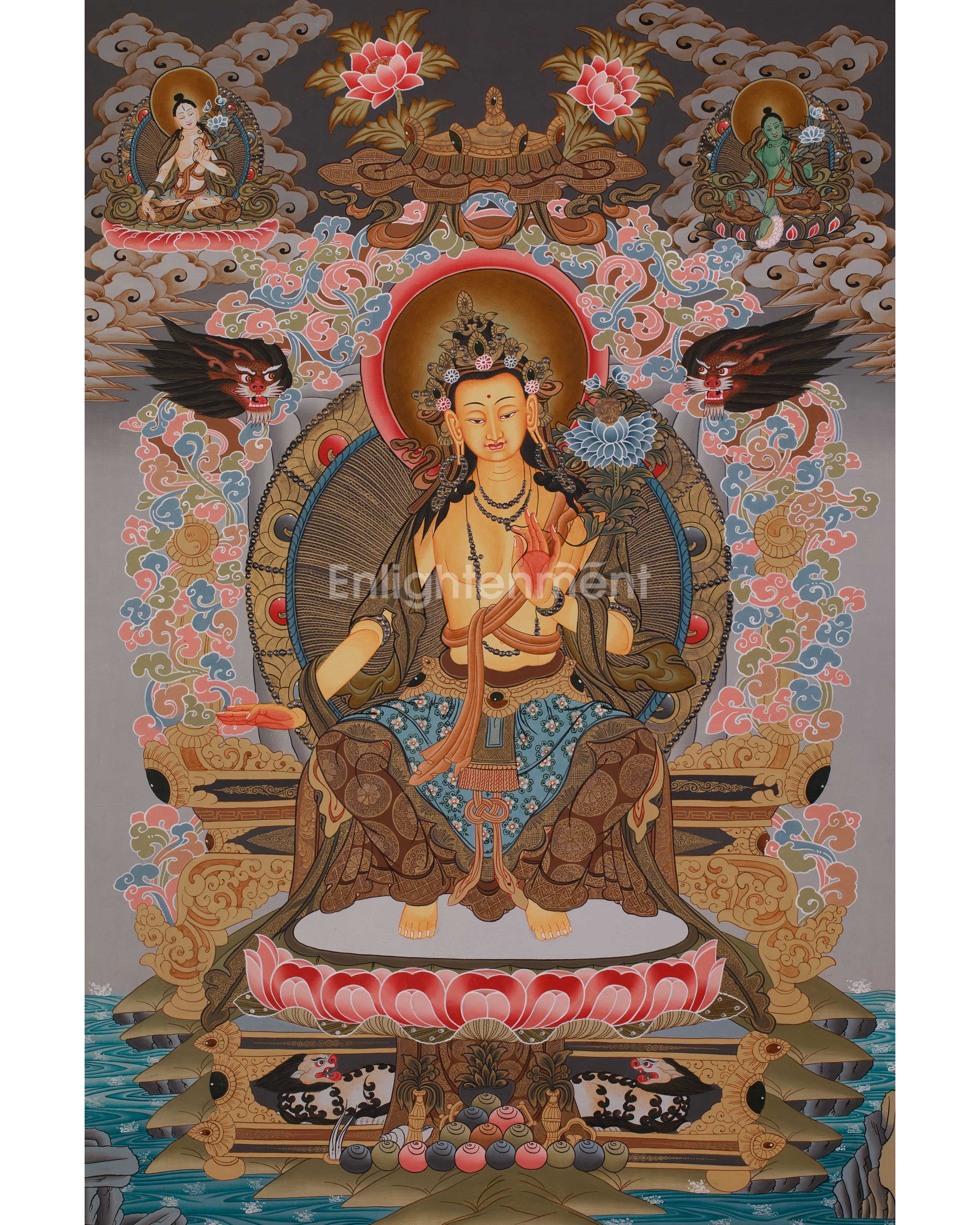 Authentic Buddha Thangka Art | Hand-Painted Scrolls for Mindfulness ...