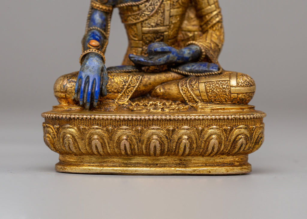 Shakyamuni Buddha Statue for Spiritual Practice | Handcrafted Copper Art